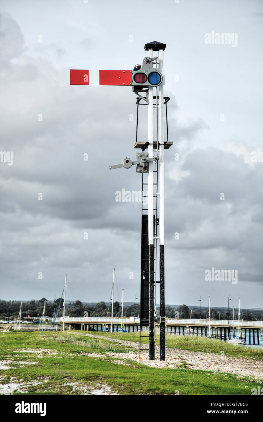 October 2015. Hayling Island. Portsmouth UK. The Restored Hayling Billy ...