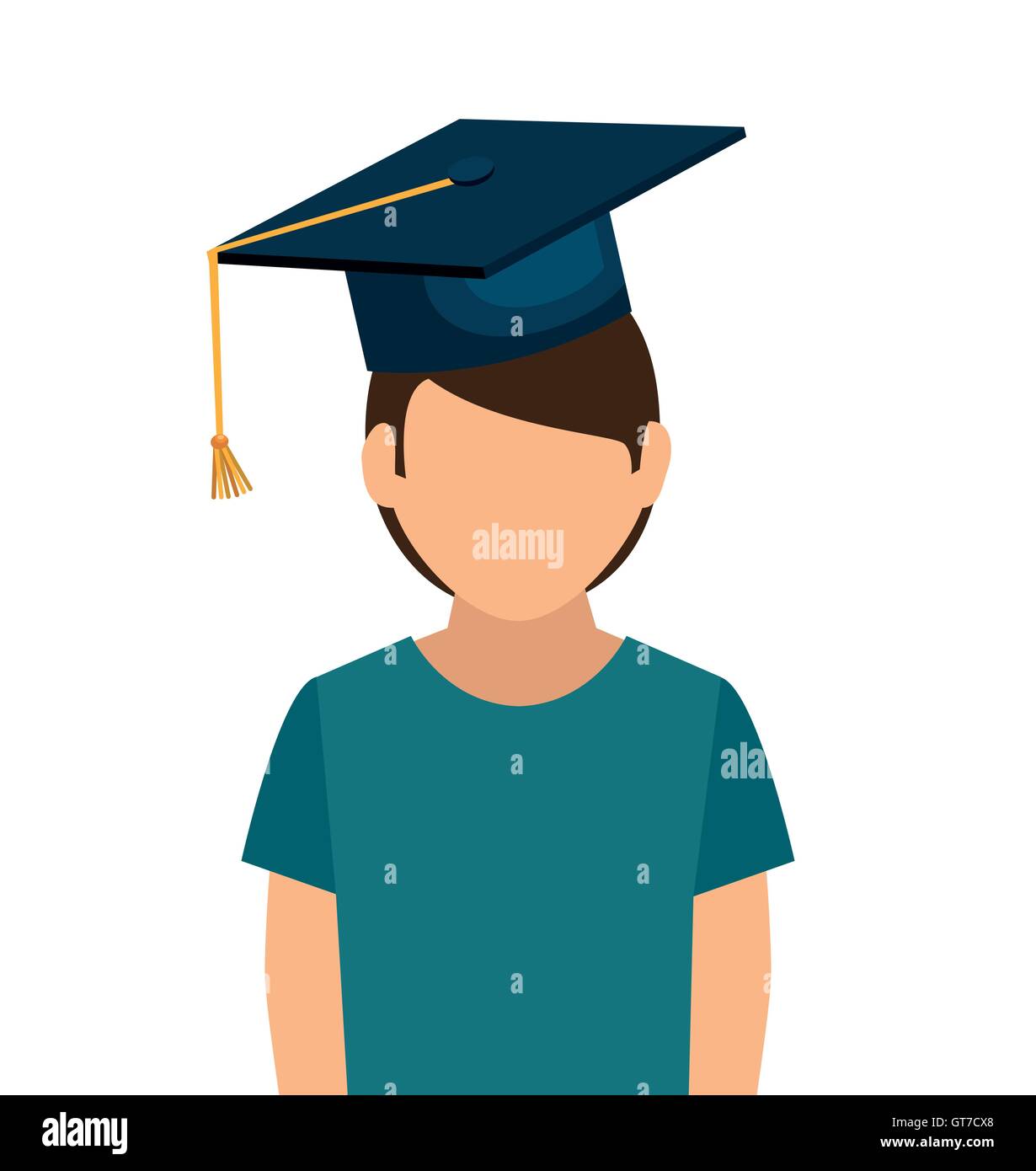 student graduation school set elements design Stock Vector Image & Art ...