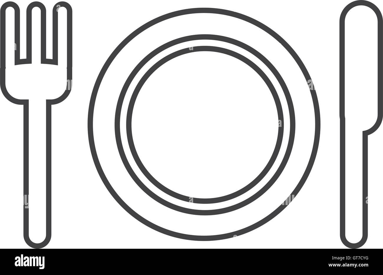 cutlery menu restaurant icon Stock Vector Image & Art - Alamy