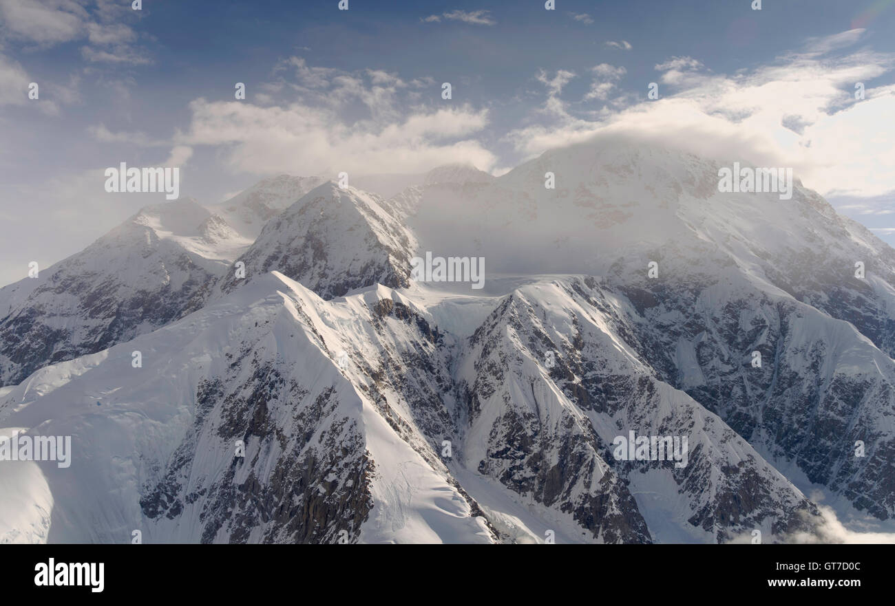 Denali park valley aerial hi-res stock photography and images - Alamy
