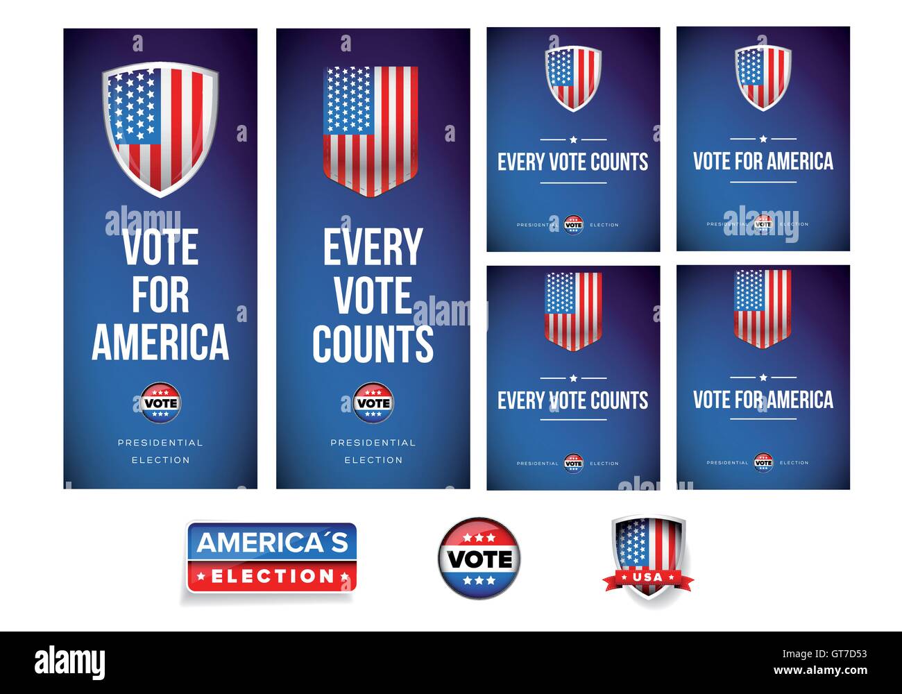 Usa presidential republicans election Cut Out Stock Images & Pictures ...