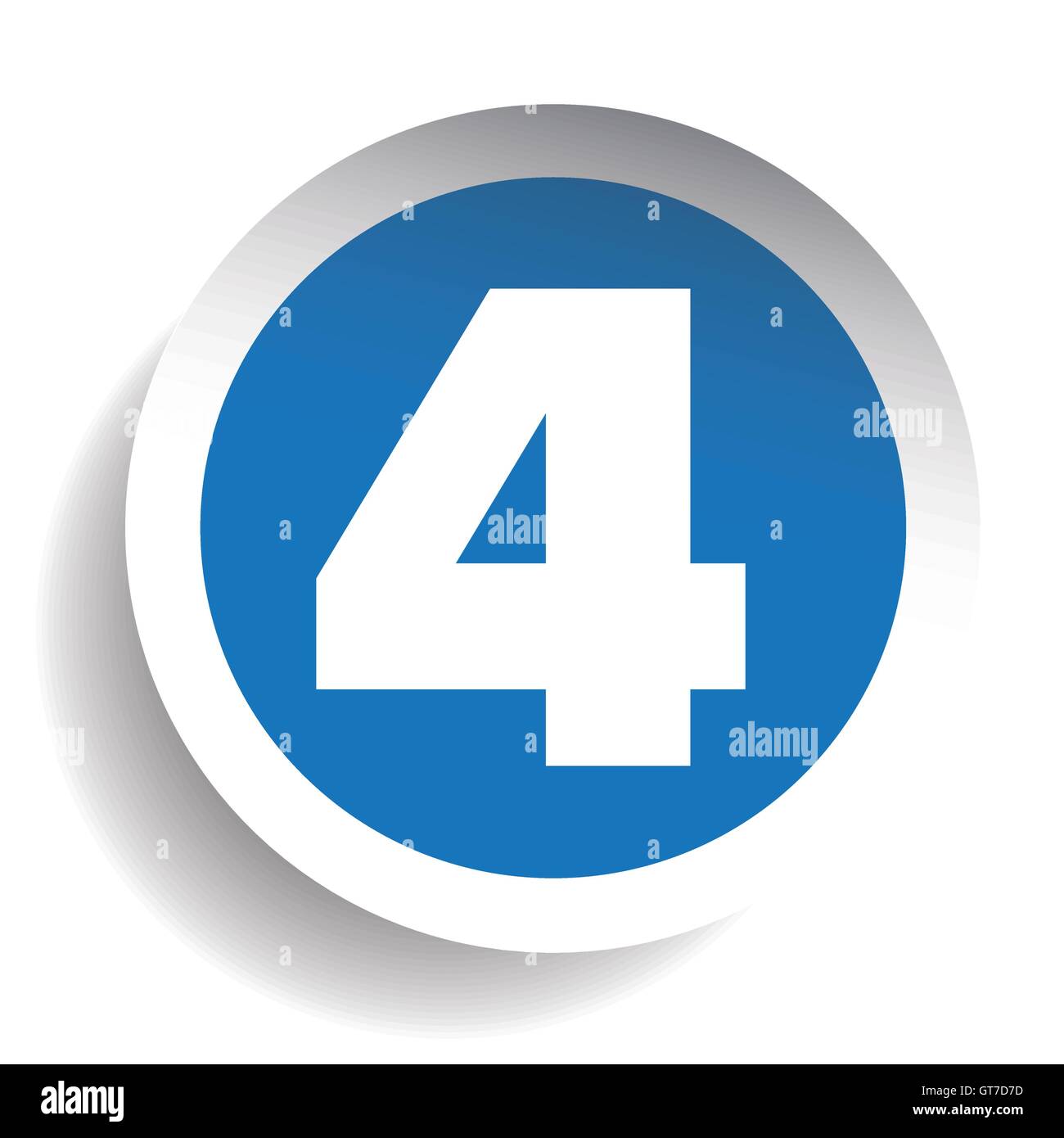 Number Four sticker vector blue Stock Vector Image & Art - Alamy Number Four sticker vector blue Stock Vector Image & Art - Alamy