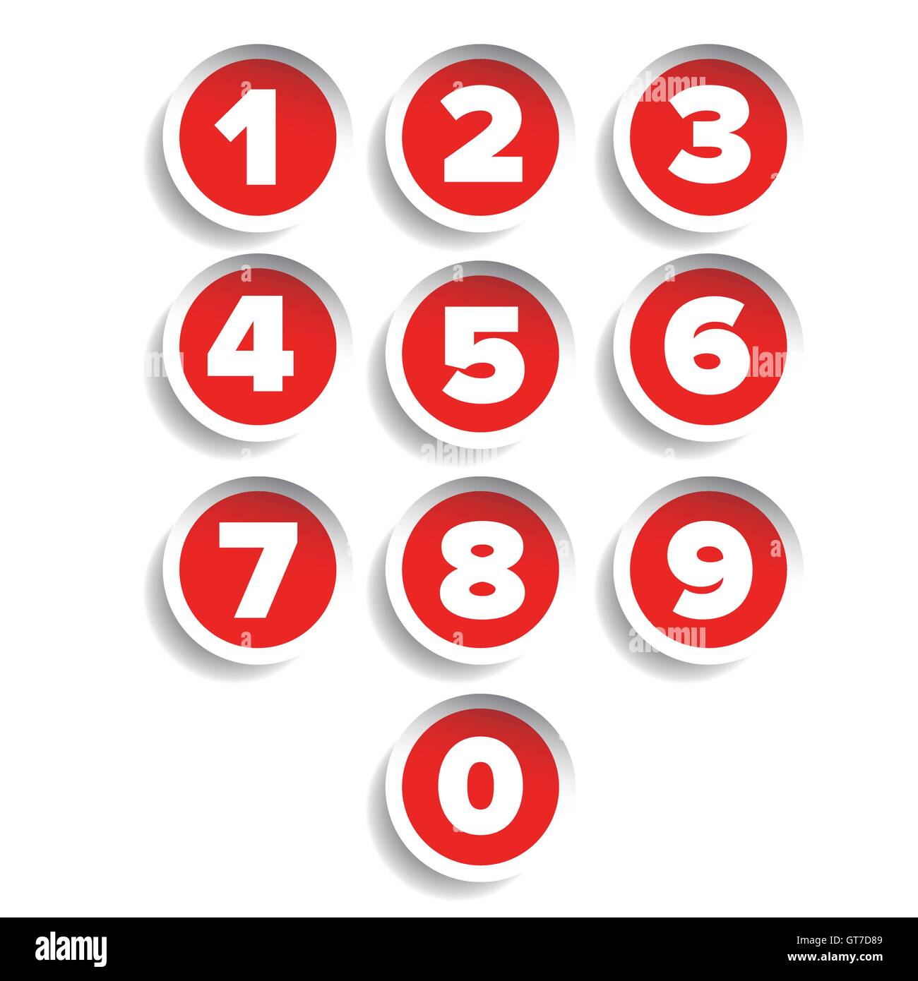 Number seven red label hi-res stock photography and images - Alamy