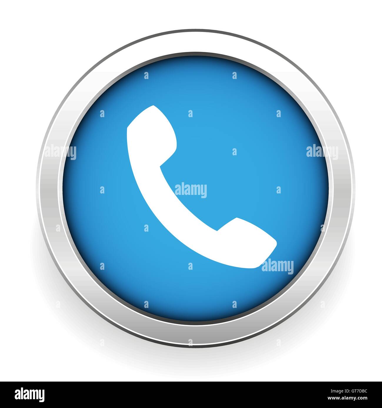 Phone icon vector button Stock Vector Image & Art - Alamy