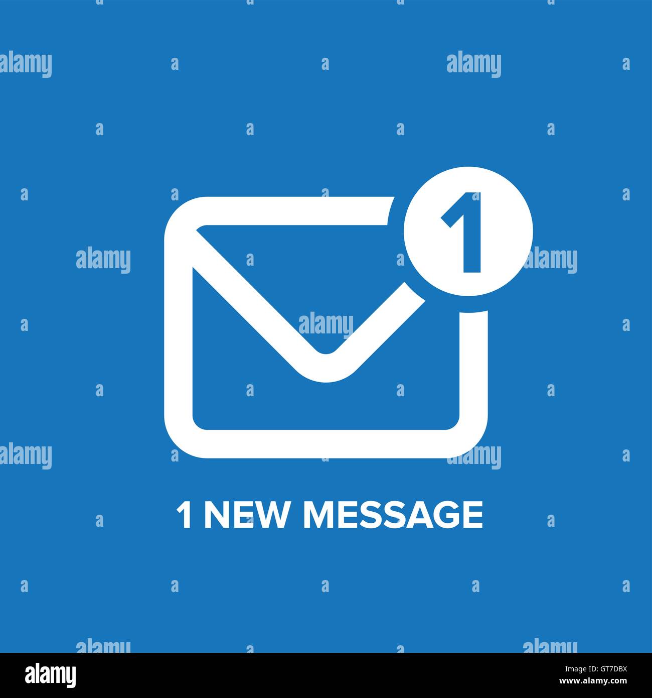 Message or email icon vector Stock Vector Image & Art - Alamy