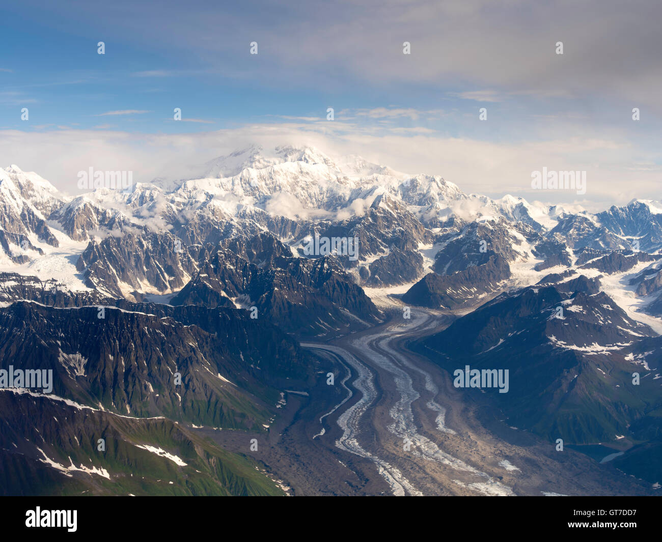 Aerial view denali hi-res stock photography and images - Alamy