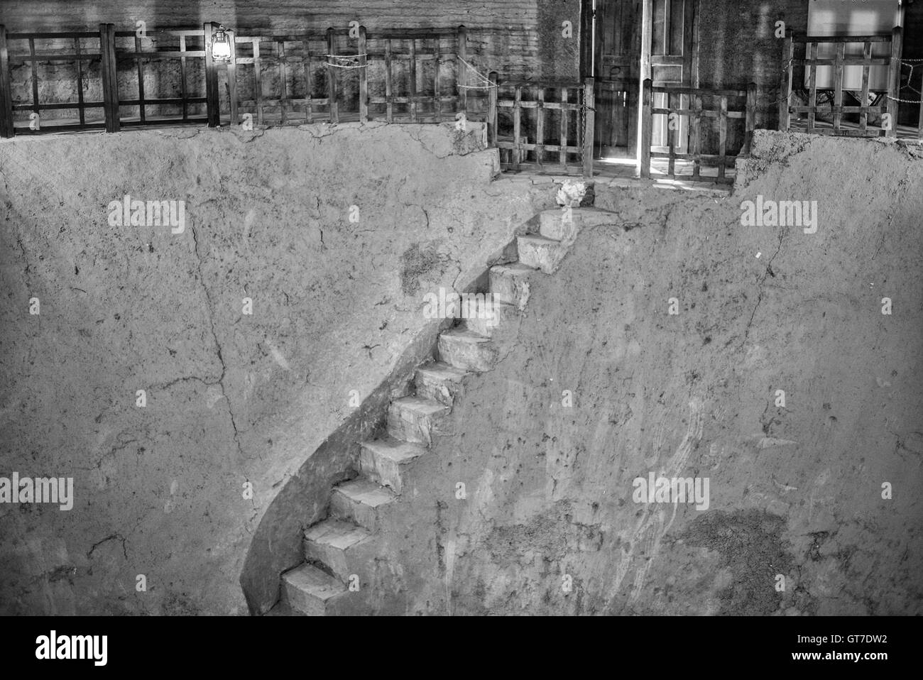 Yakhchāl (ice pit) is an ancient type of evaporative cooler. Above ...