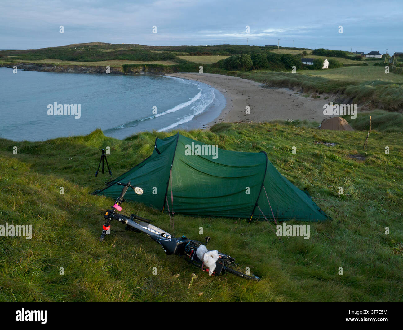 Camping in Ireland Stock Photo - Alamy