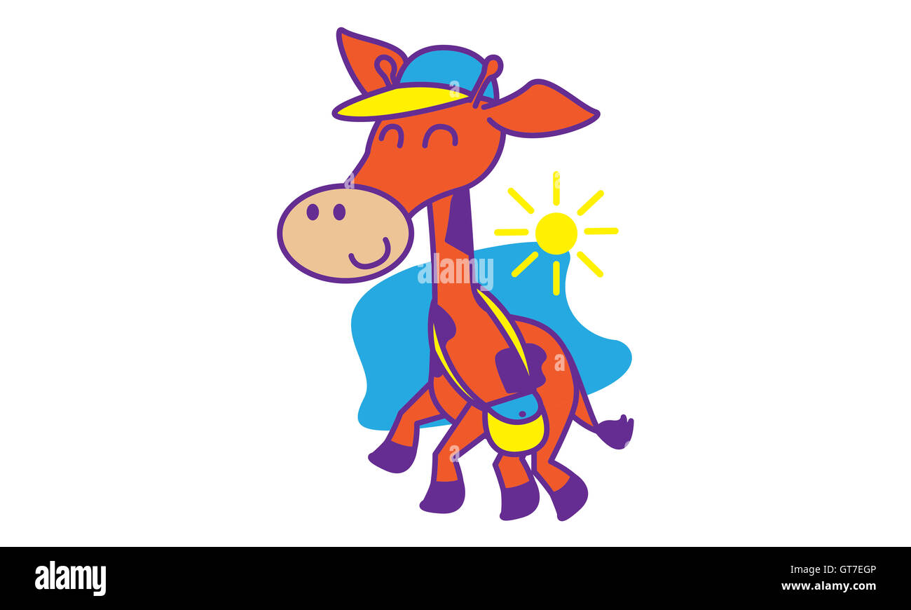 Child walking school happy Cut Out Stock Images & Pictures - Alamy