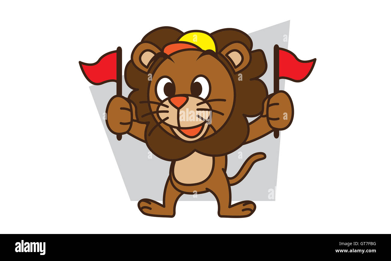 Lion king cartoon hi-res stock photography and images - Alamy