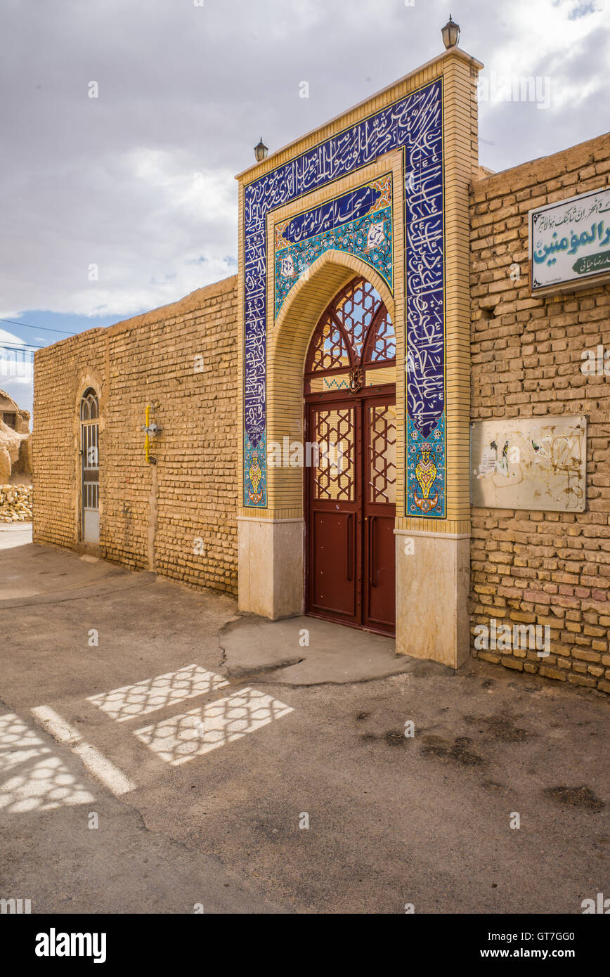 Aghazadeh Mansion in Abarkuh, famous for its windcatcher Stock Photo ...