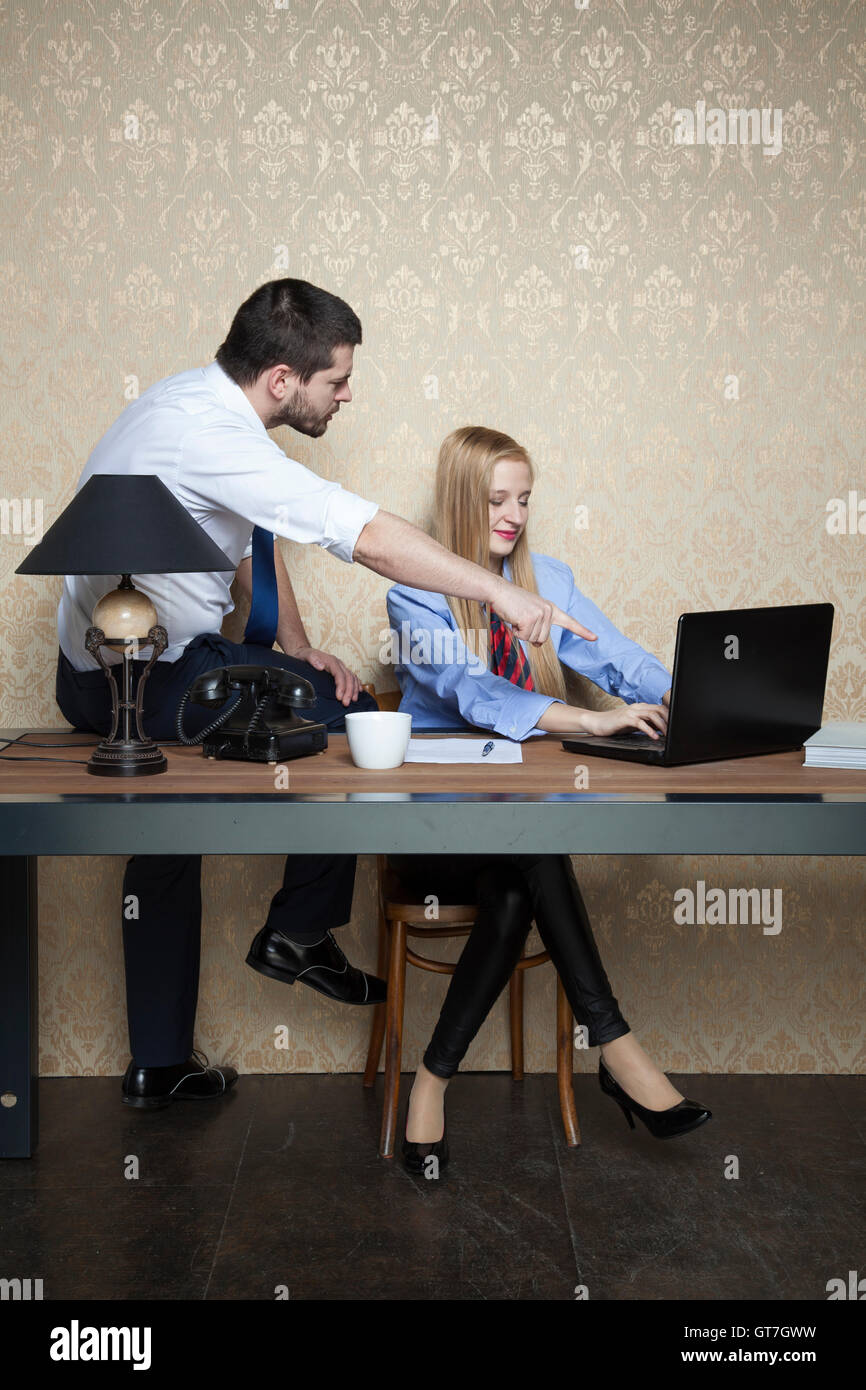 new challenges for the secretary Stock Photo - Alamy