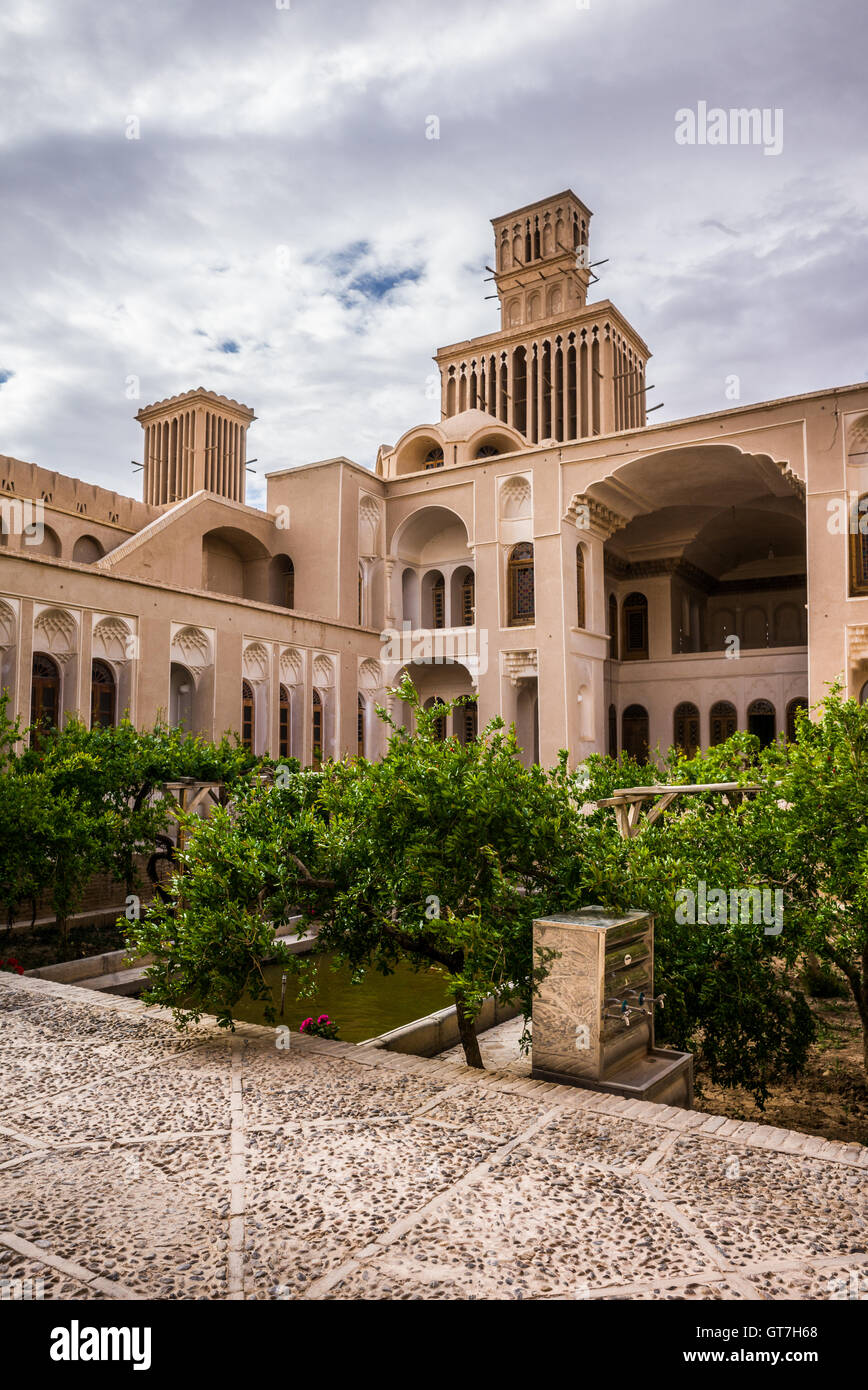 A windcatcher is a traditional Persian architectural element to create ...