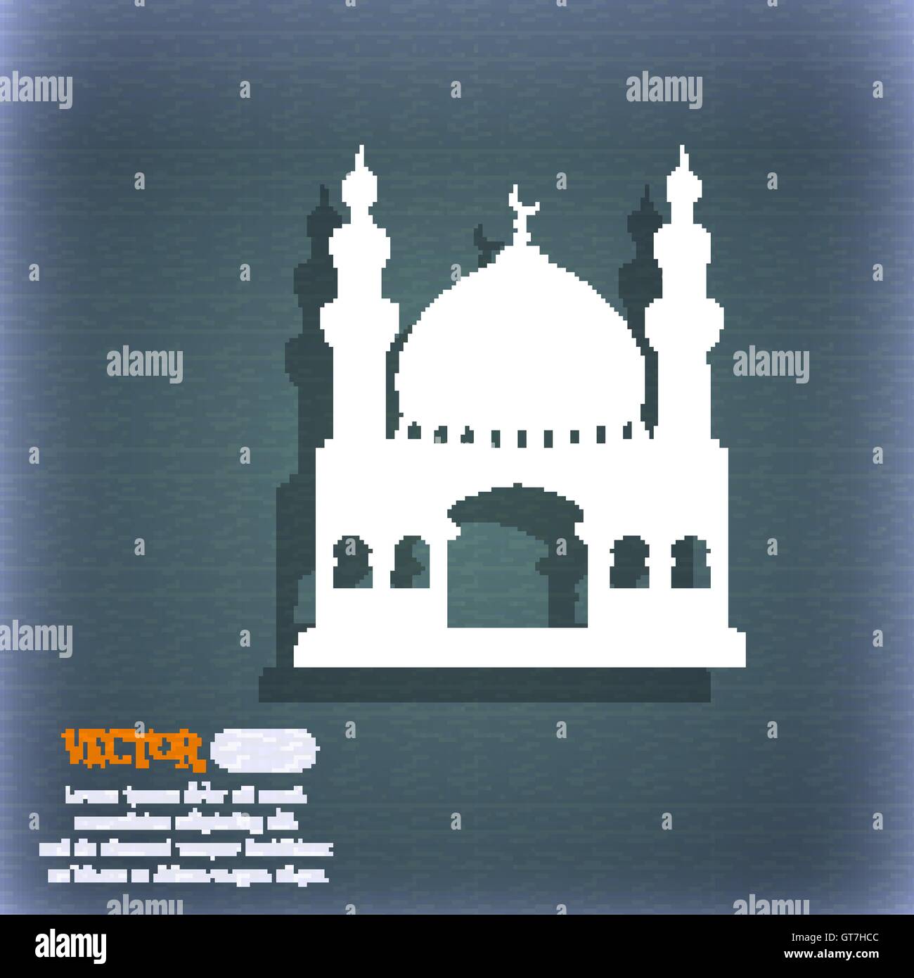 Shadow on mosque Stock Vector Images - Alamy