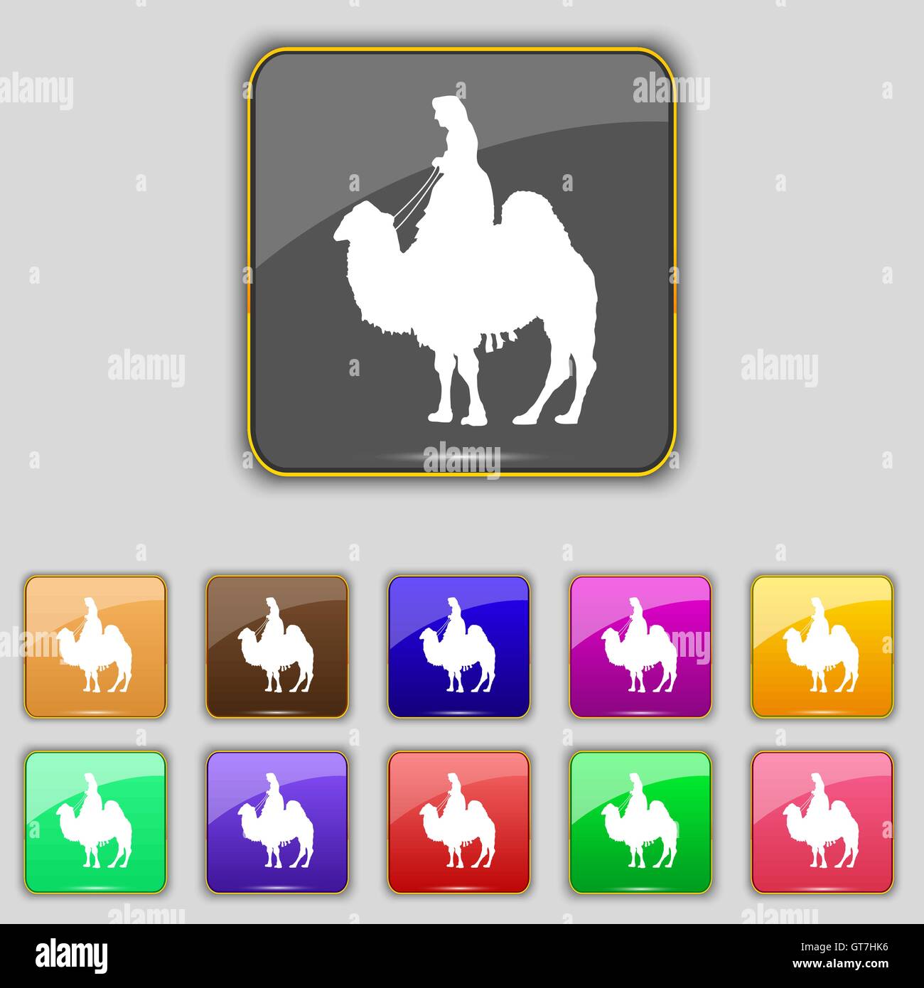 Camel safari india Stock Vector Images - Alamy