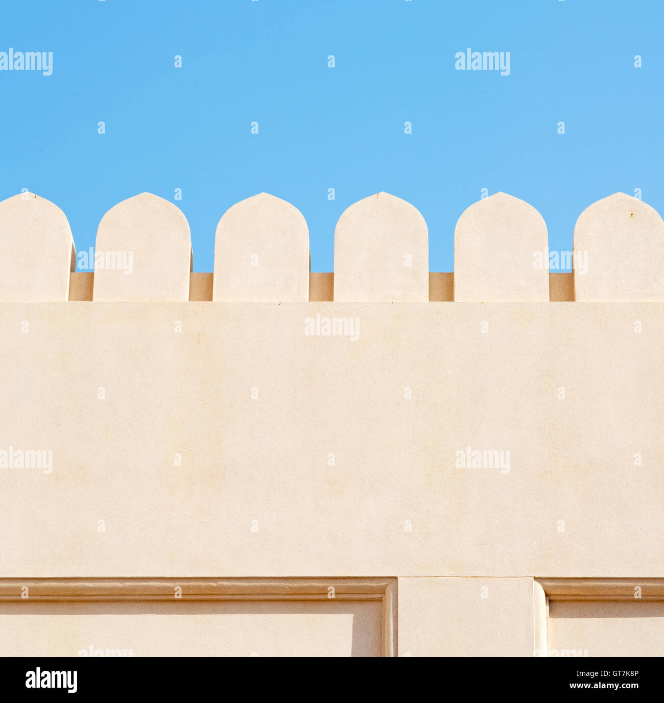 in oman the wall of big muscat mosque abstract background and antique ...