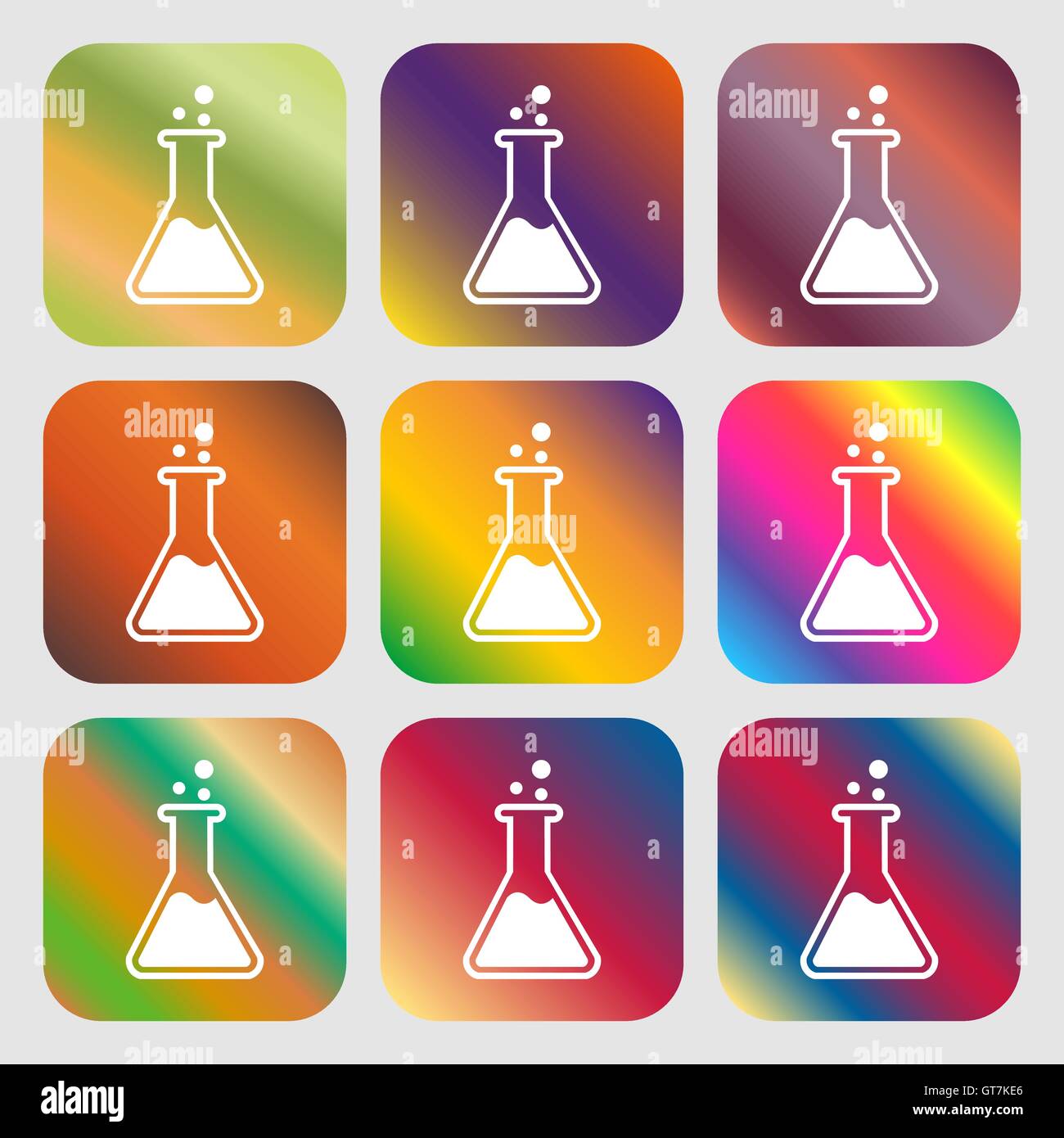 Conical beaker Stock Vector Images - Alamy