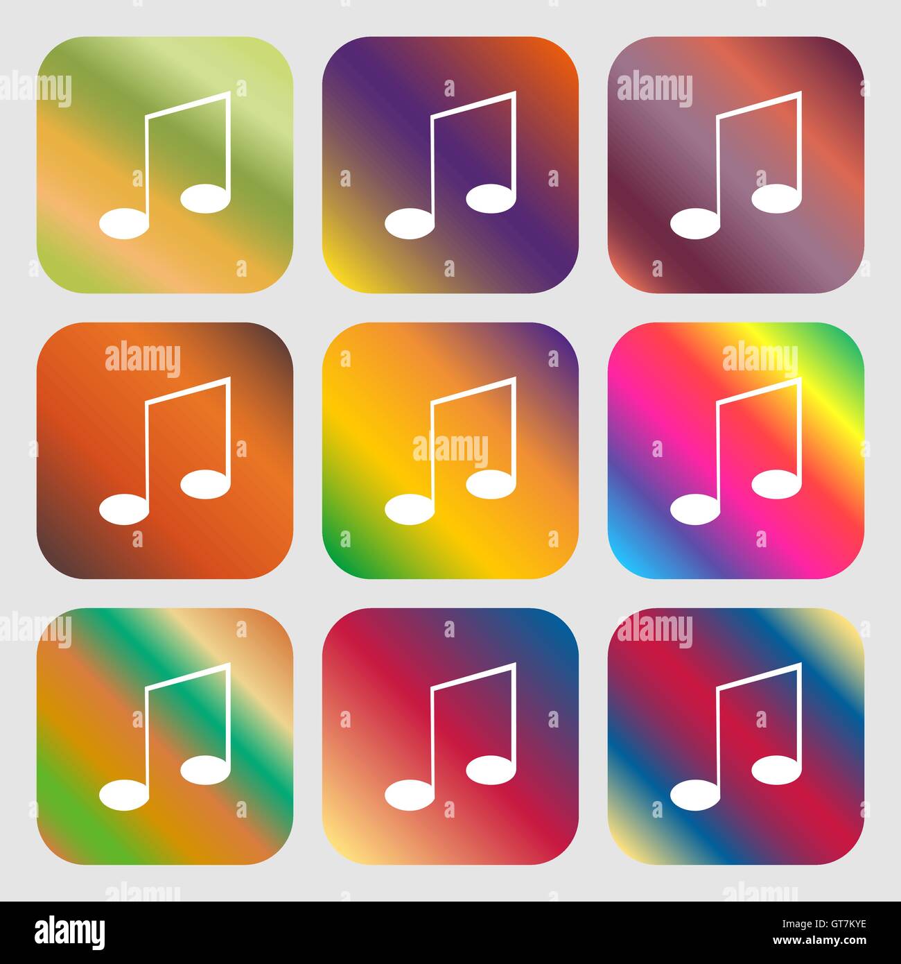 Colourful gradients Stock Vector Images - Alamy