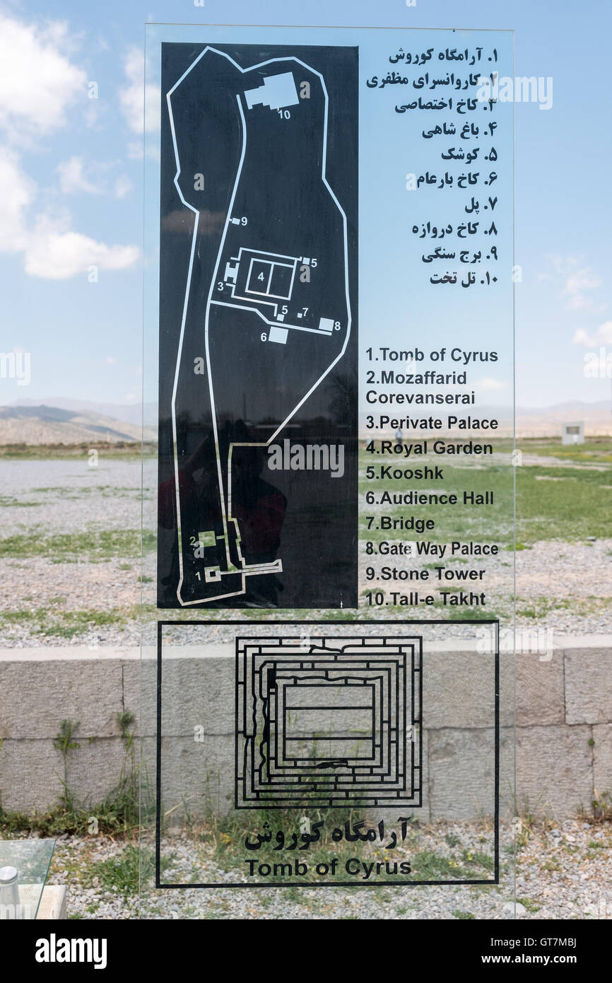 The Tomb of Cyrus is the monument of Cyrus the Great approximately 1 km ...
