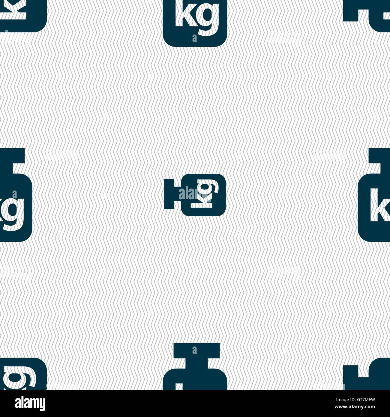 Weight sign. Seamless pattern with geometric texture. Vector Stock ...
