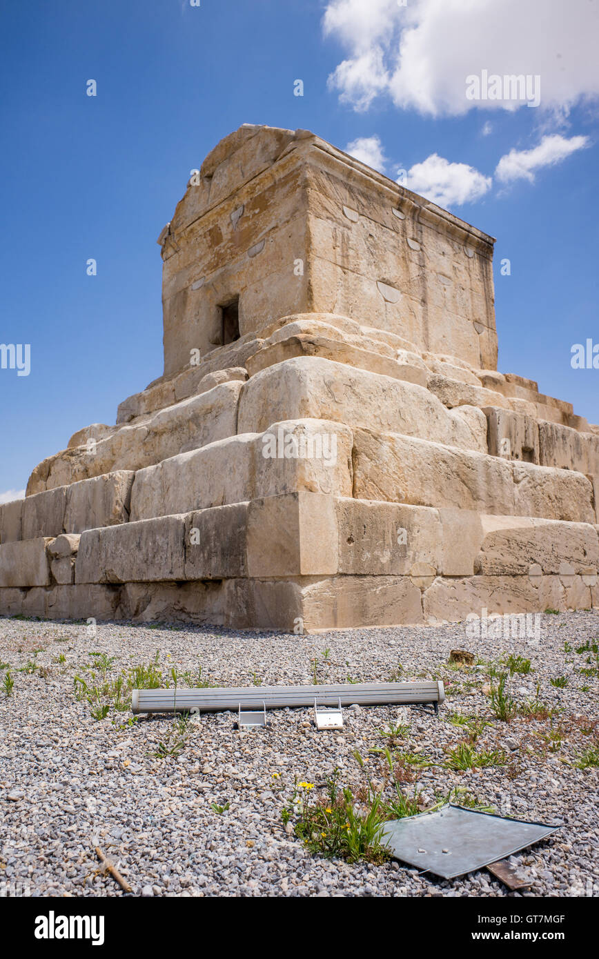 The Tomb of Cyrus is the monument of Cyrus the Great approximately 1 km ...