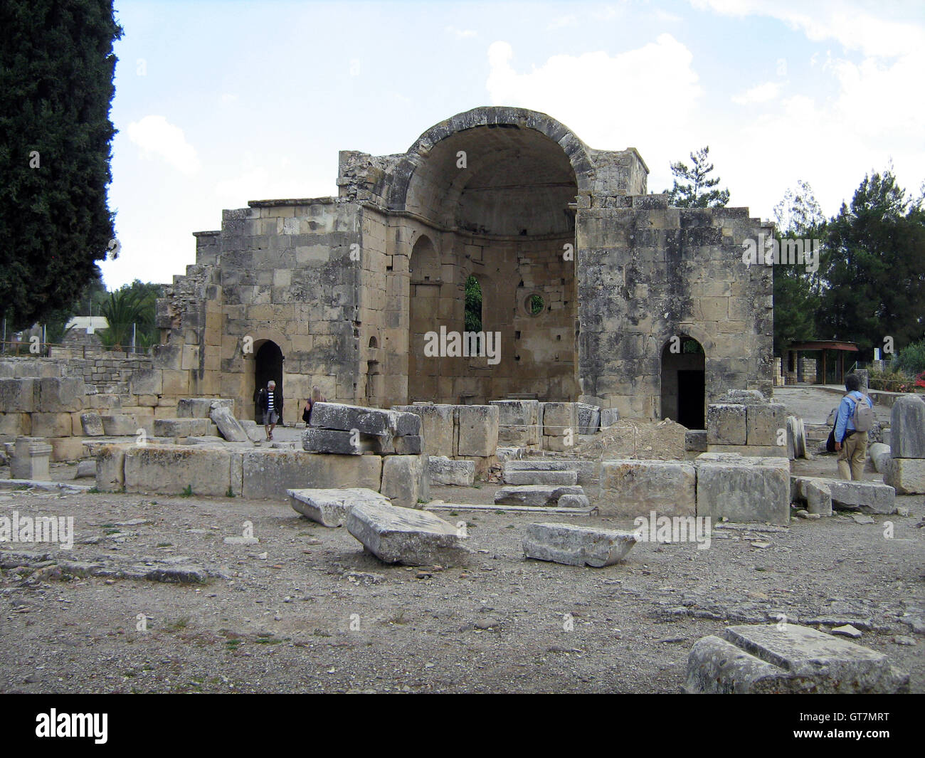 Gortyn, Gortys or Gortyna Archaeological Site, Crete, Greece Stock ...