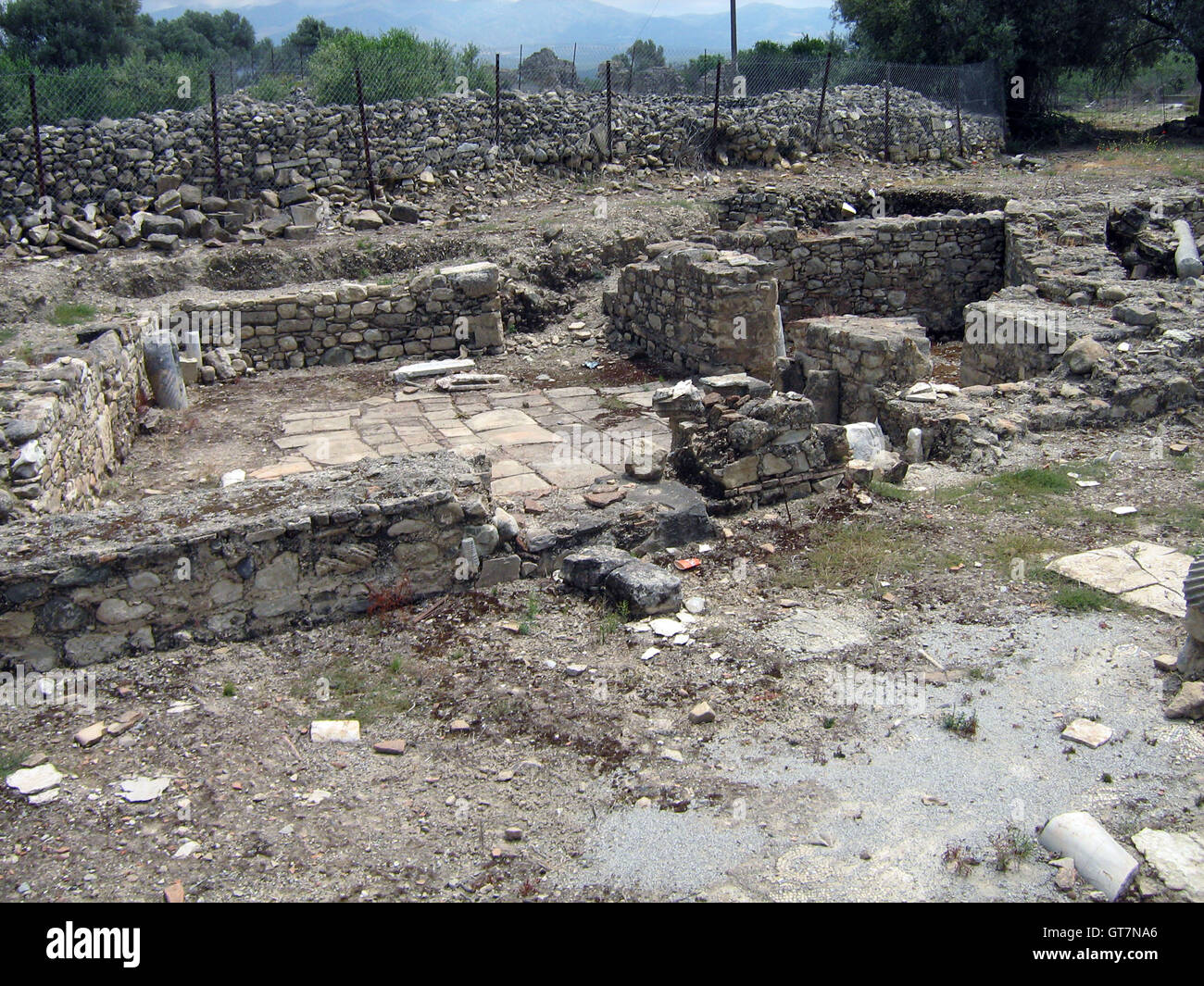 Gortyn, Gortys or Gortyna Archaeological Site, Crete, Greece Stock ...