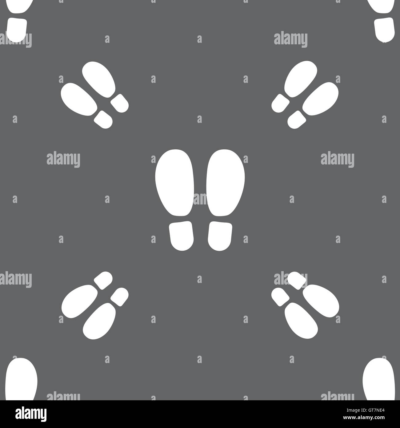 Food step Icon sign. Seamless pattern on a gray background. Vector ...