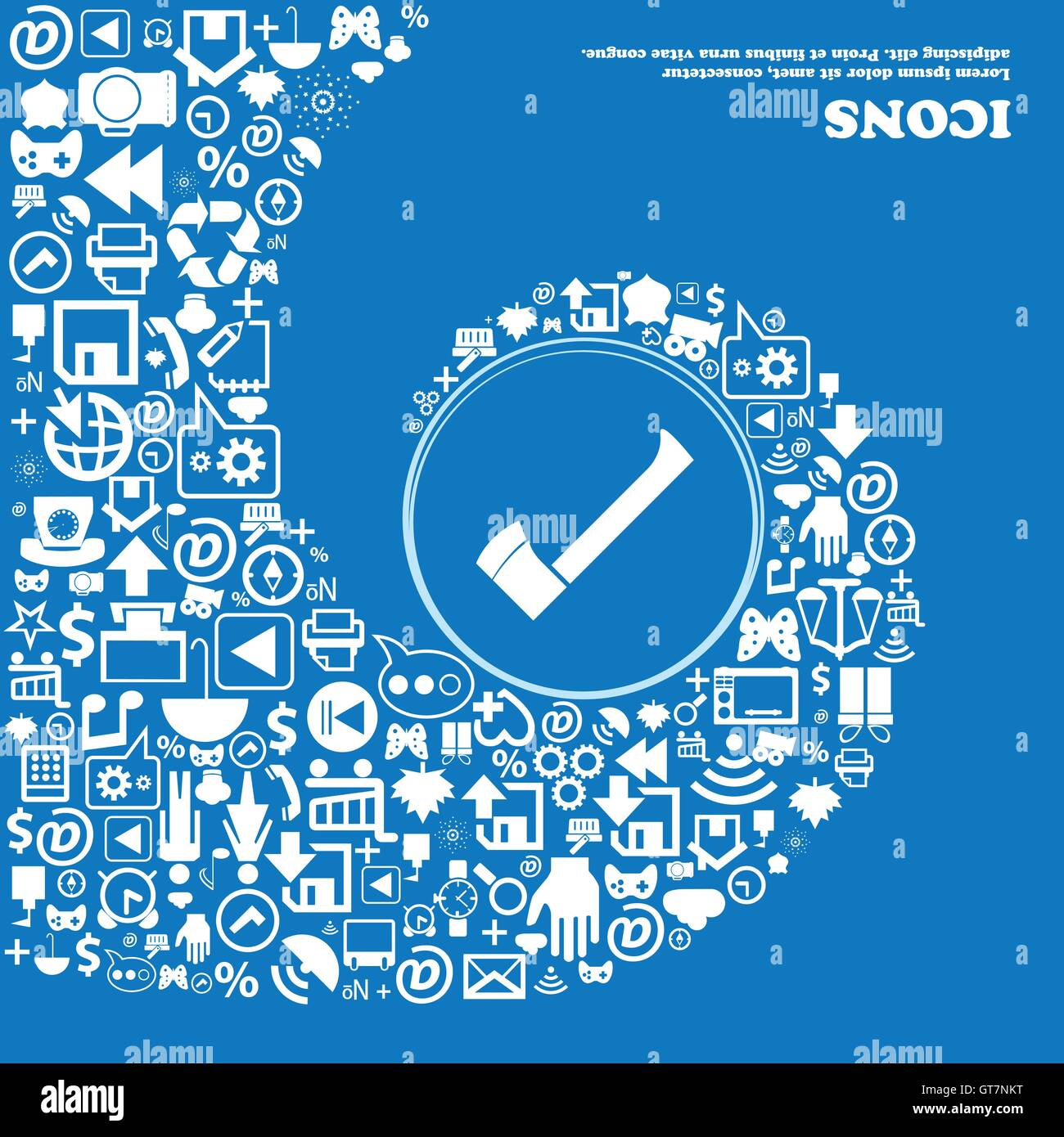 axe icon . Nice set of beautiful icons twisted spiral into the center ...