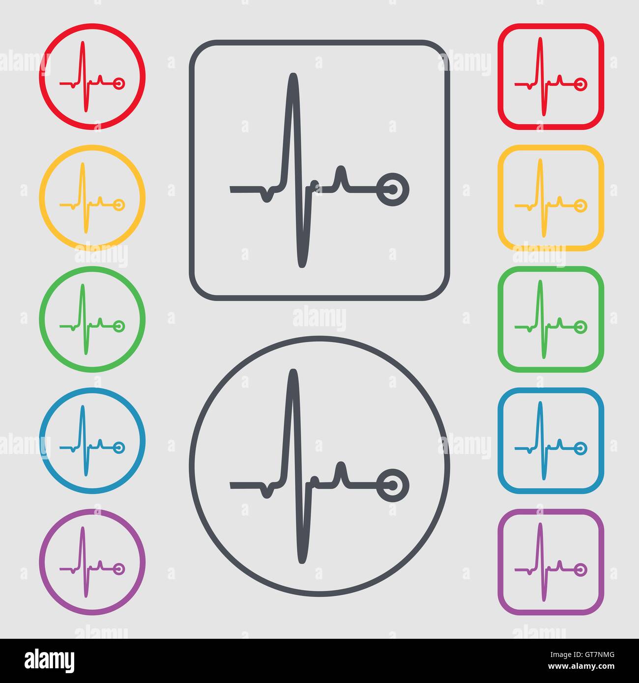 Square waveform Stock Vector Images - Alamy