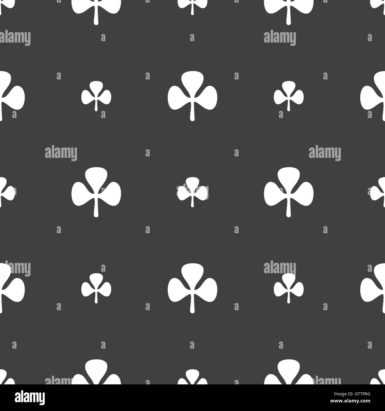 Clover background illustration Black and White Stock Photos & Images ...