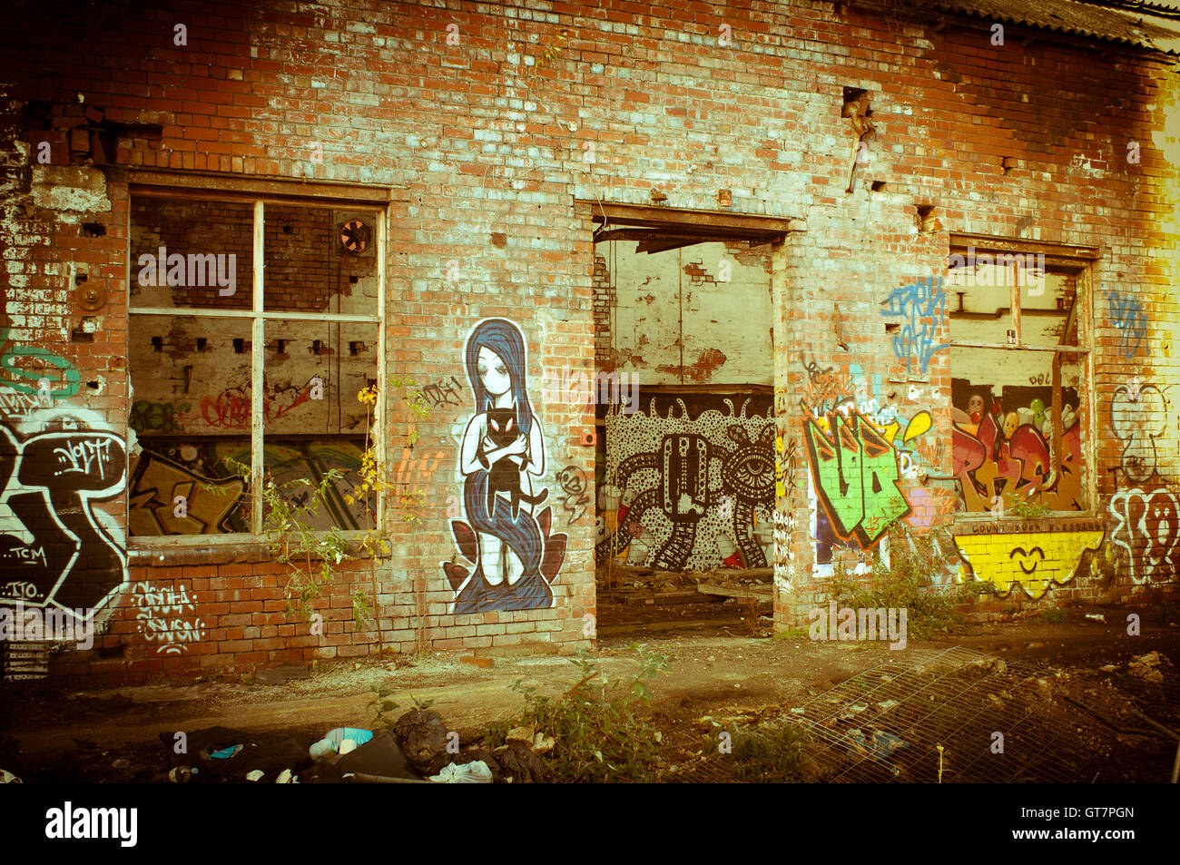 Graffiti, Sheffield, UK Stock Photo - Alamy