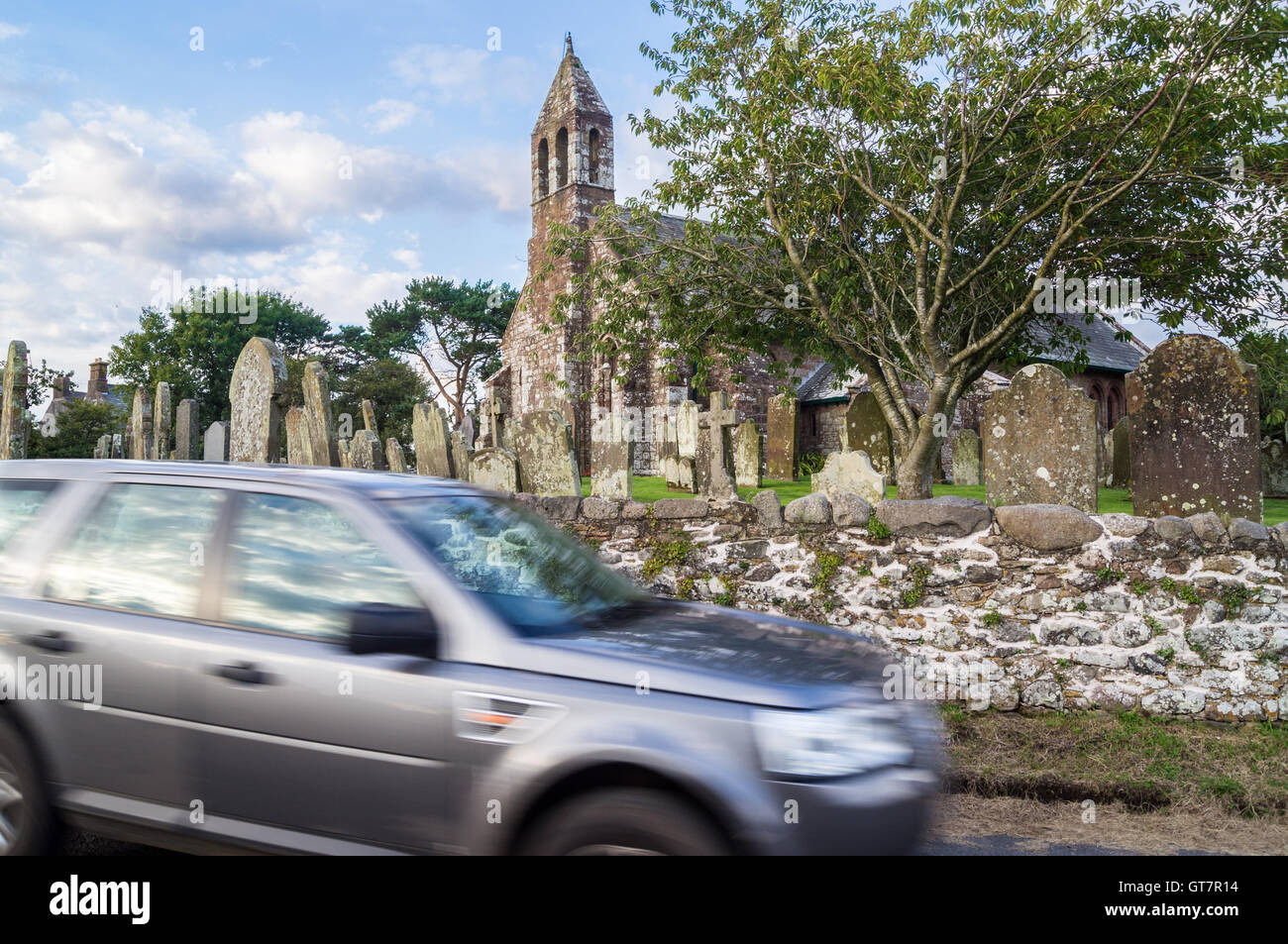 Exterior of St. Michael's church, Bowness-on Solway, Cumbria, England ...