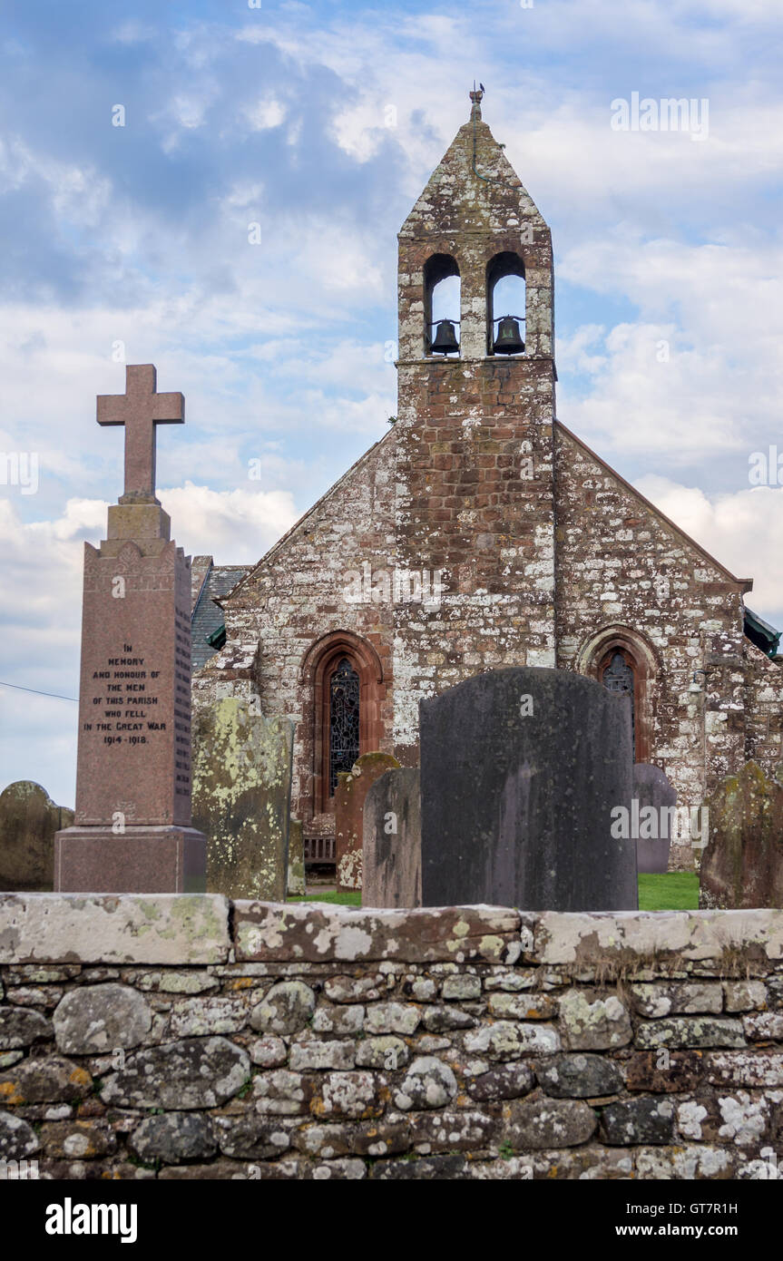Exterior of St. Michael's church, Bowness-on Solway, Cumbria, England ...