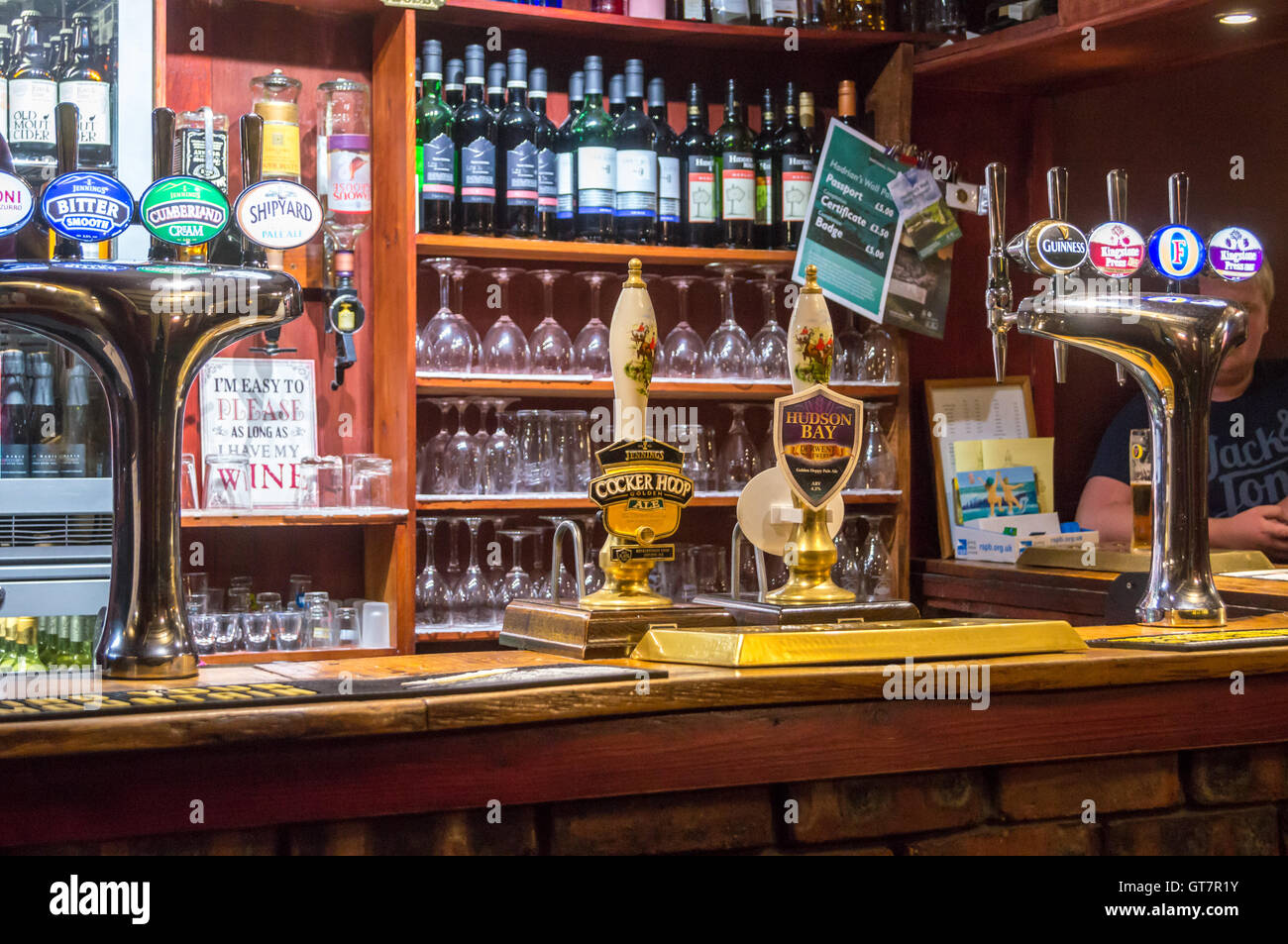 Handpumps for Jennings Cocker Hoop and Derwent brewery Hudson Bay real ...