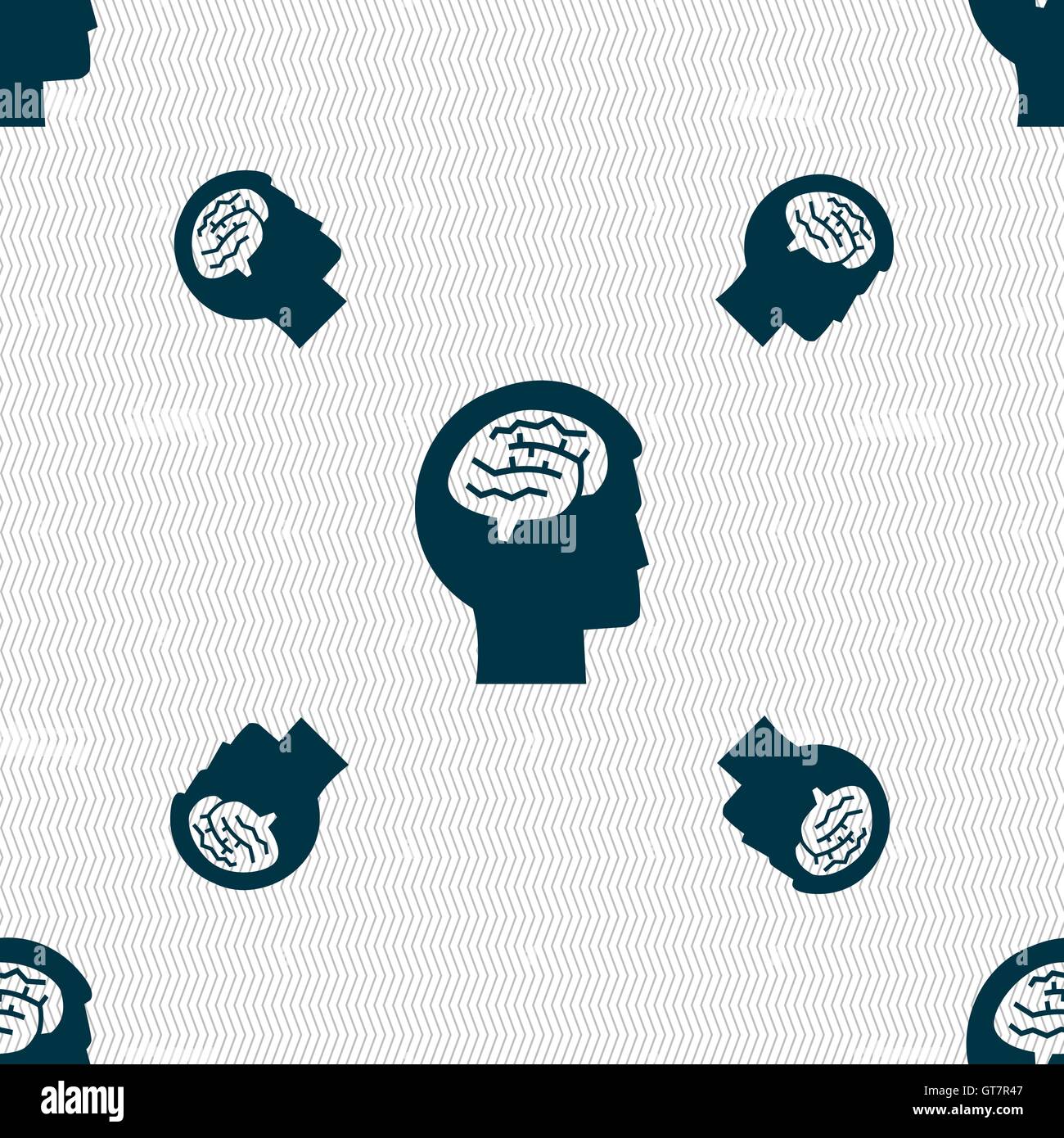 Brain sign Stock Vector Images - Alamy