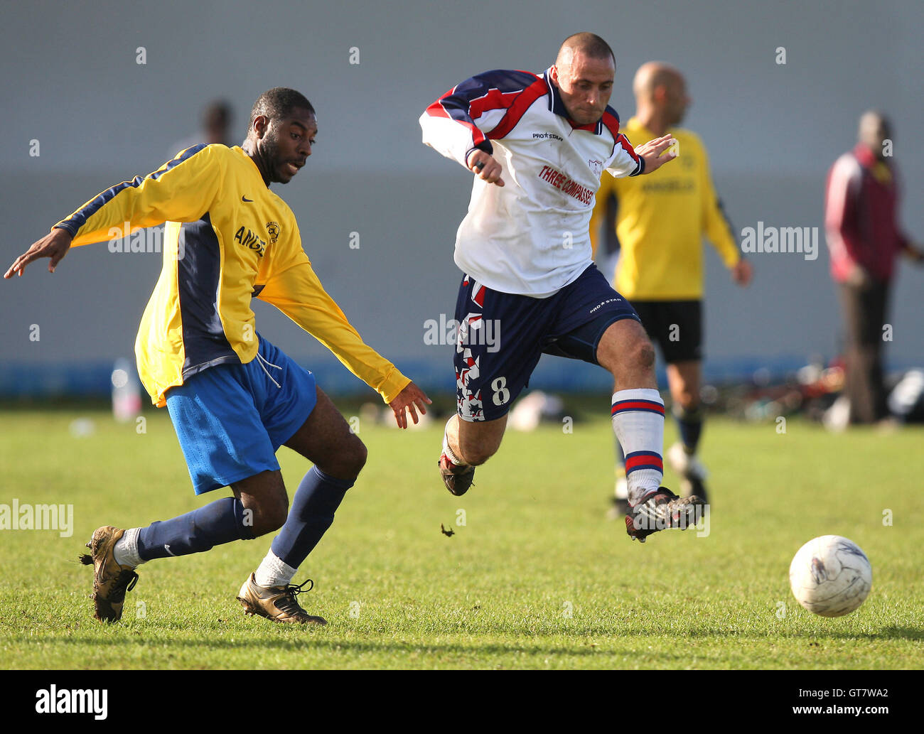 Three Compasses (white) vs Athletico Angels - Hackney & Leyton League ...