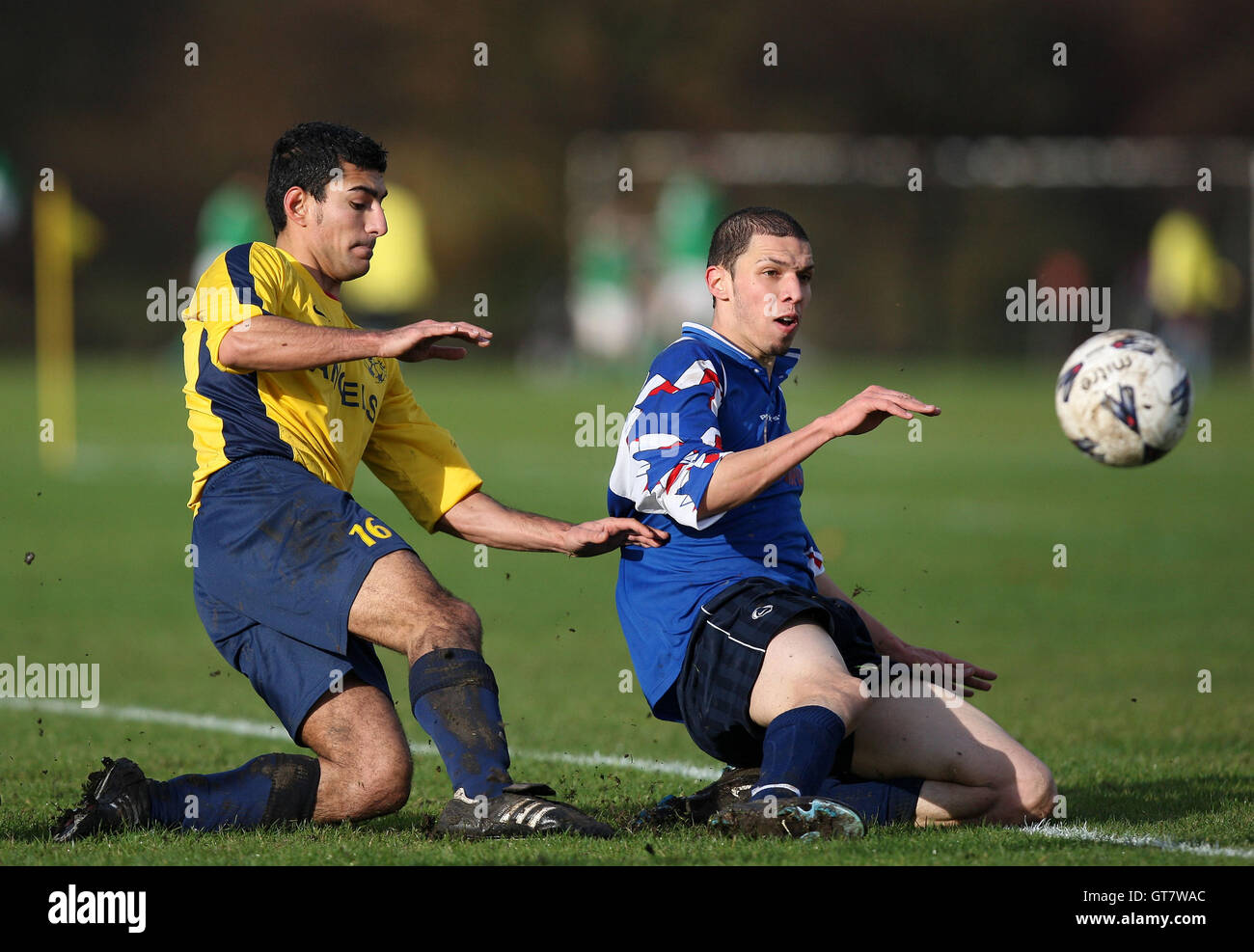 Three Compasses (blue) vs Athletico Angels - Hackney & Leyton League at ...