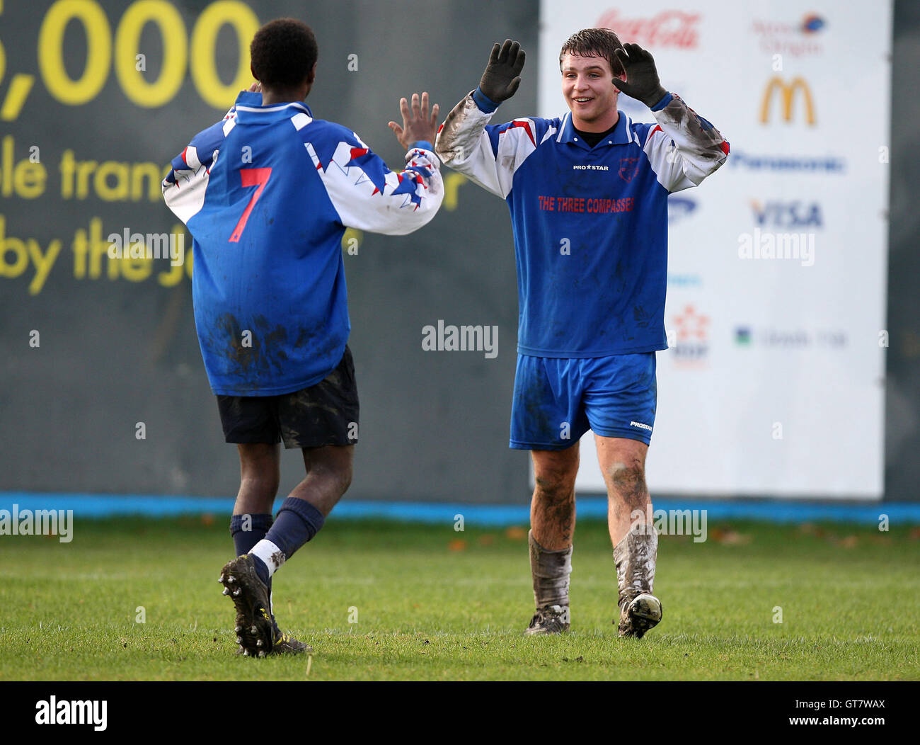 Three Compasses (blue) vs Athletico Angels - Hackney & Leyton League at ...