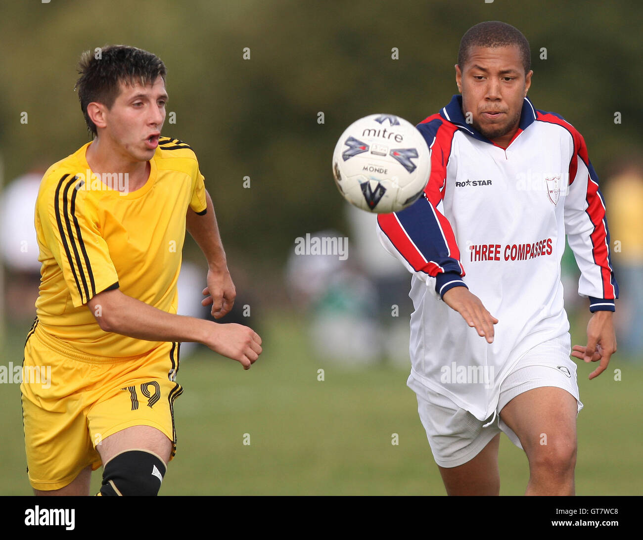 Three Compasses (white) vs Real Romania - Hackney & Leyton League at ...
