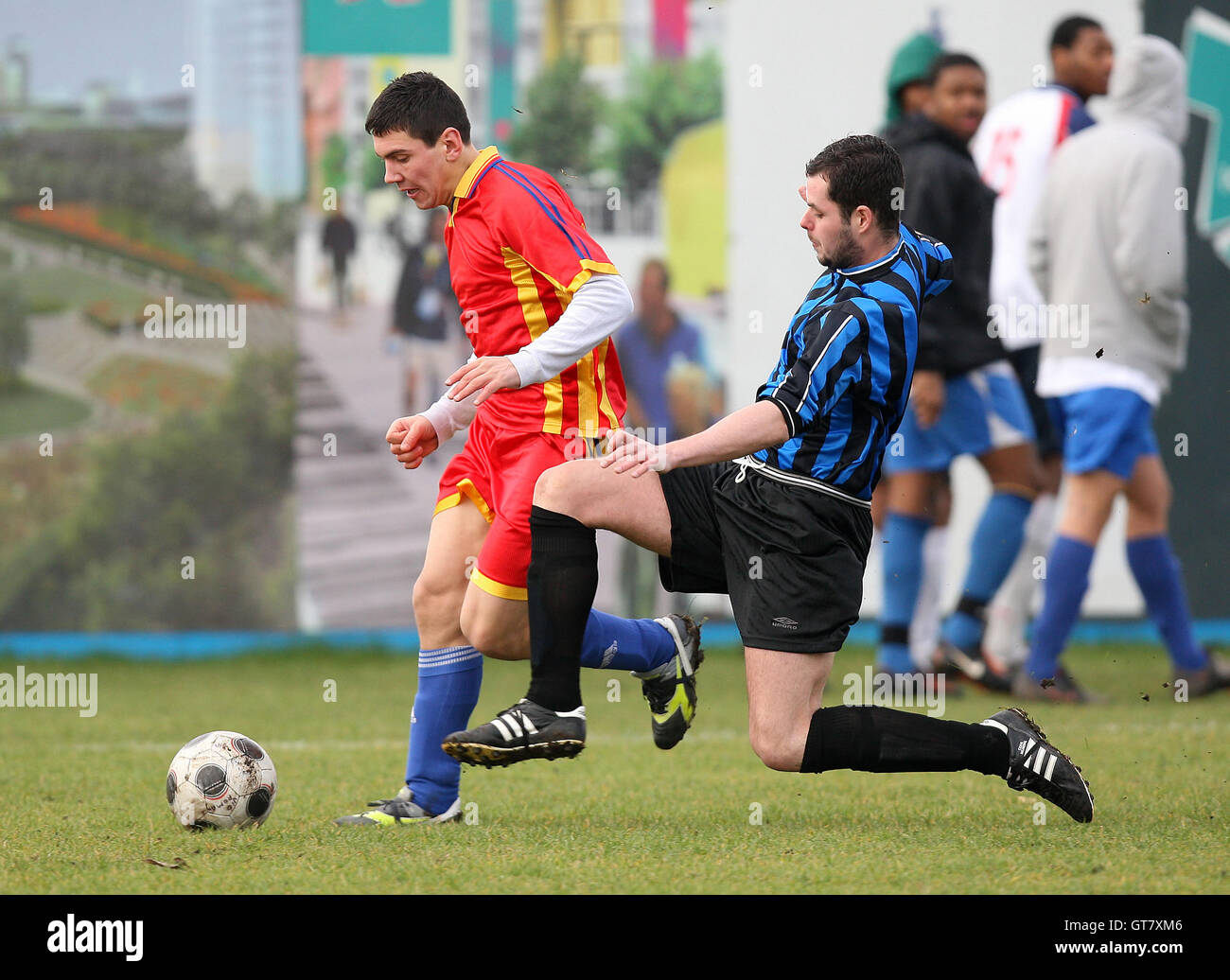 Vio Romania (red) vs MSW (Army & Navy) - Hackney & Leyton Leyton League ...