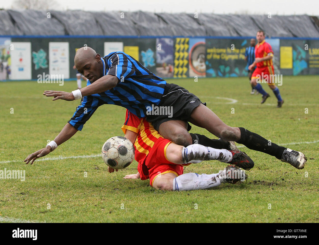 Vio Romania (red) vs MSW (Army & Navy) - Hackney & Leyton Leyton League ...