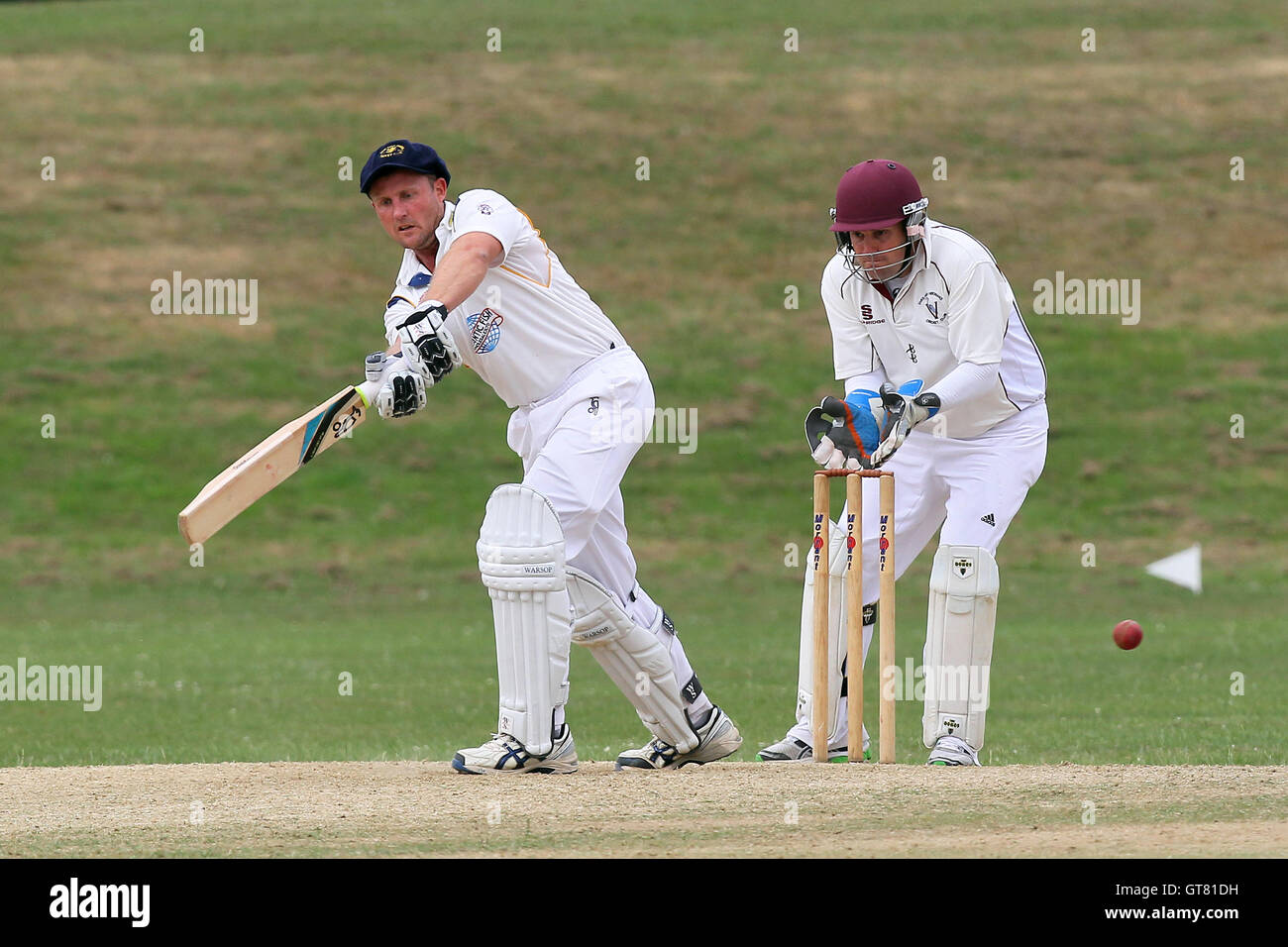 Roy Smith in batting action on his way to a century for Ardleigh Green ...