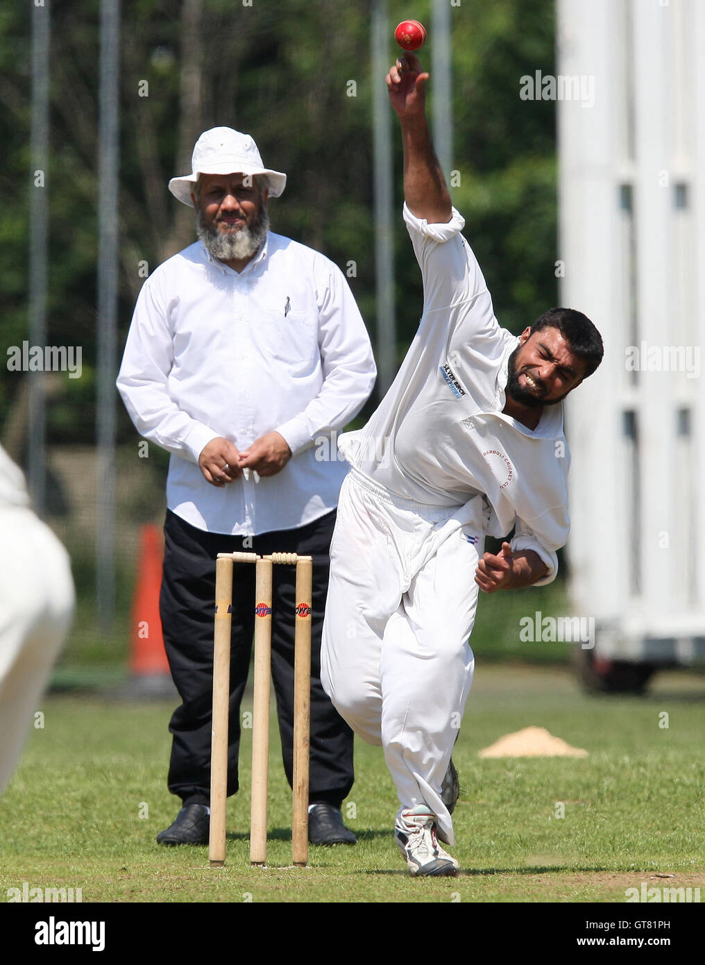 Ayub Asania of Bardoli - Bardoli CC vs Batley CC - Cricket Friendly ...