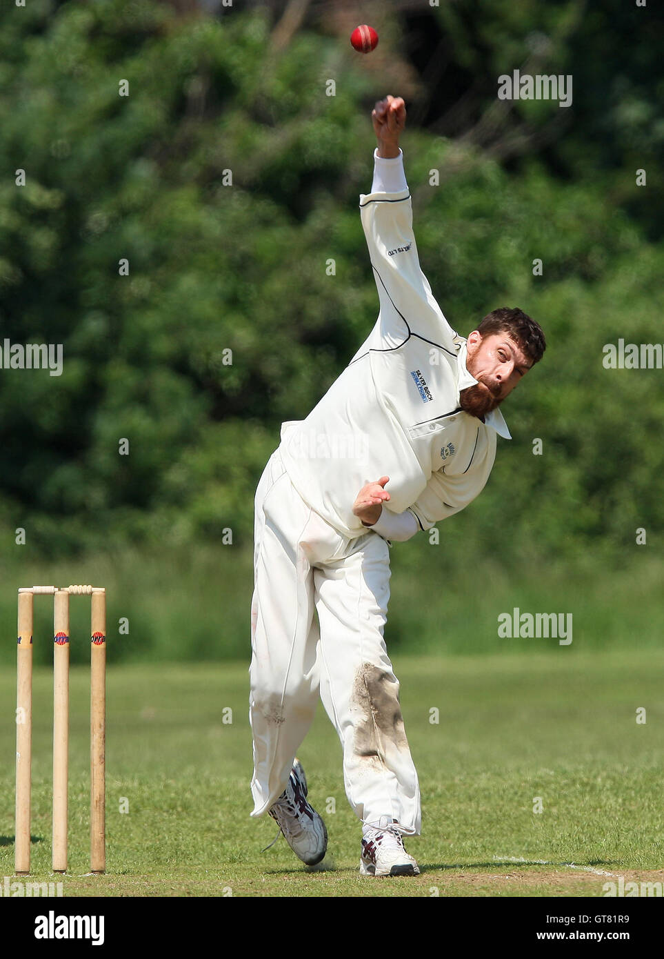 Ibrahim Gajia of Bardoli - Bardoli CC vs Batley CC - Cricket Friendly ...