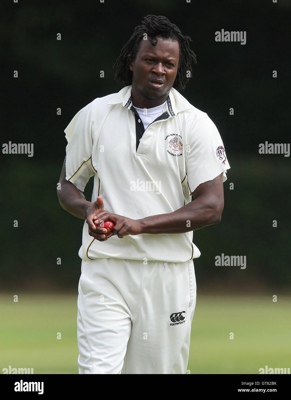 Donovan Miller of Gidea Park - Brentwood CC vs Gidea Park & Romford CC ...