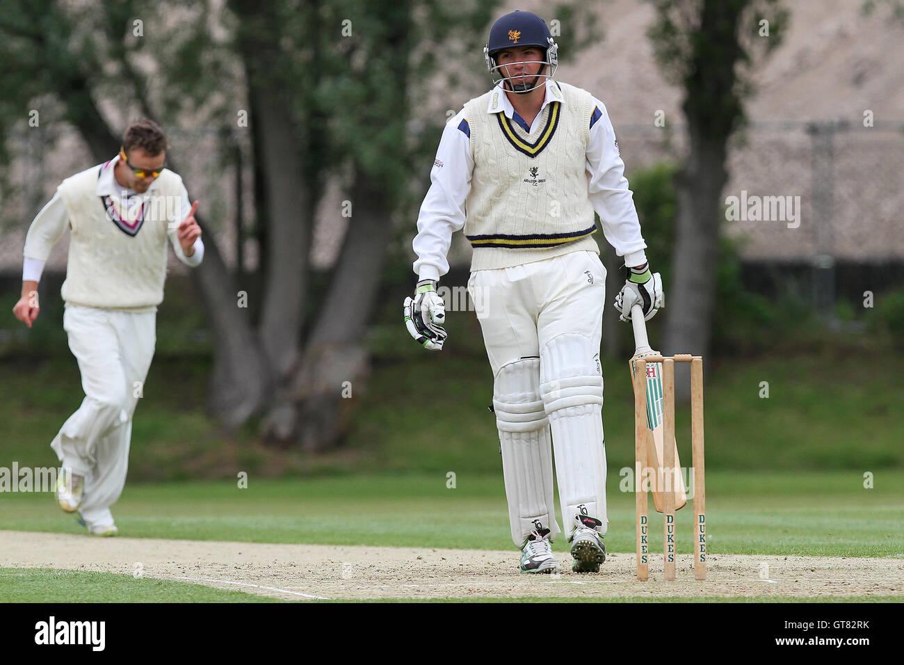Chris Cook of Ardleigh Green is dismissed by Tom Blundell - Colchester ...