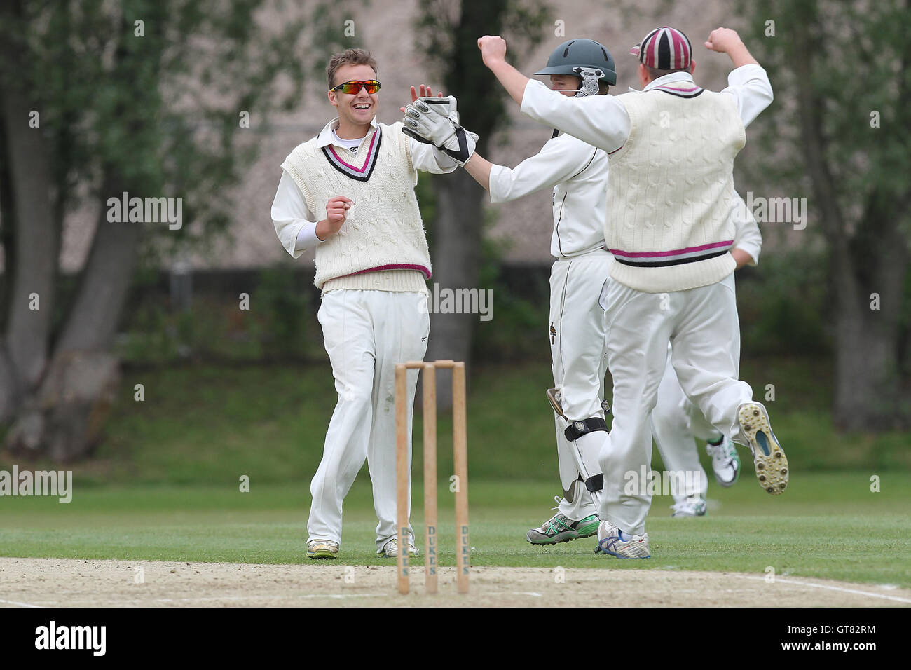 Chris Cook of Ardleigh Green is dismissed by Tom Blundell - Colchester ...