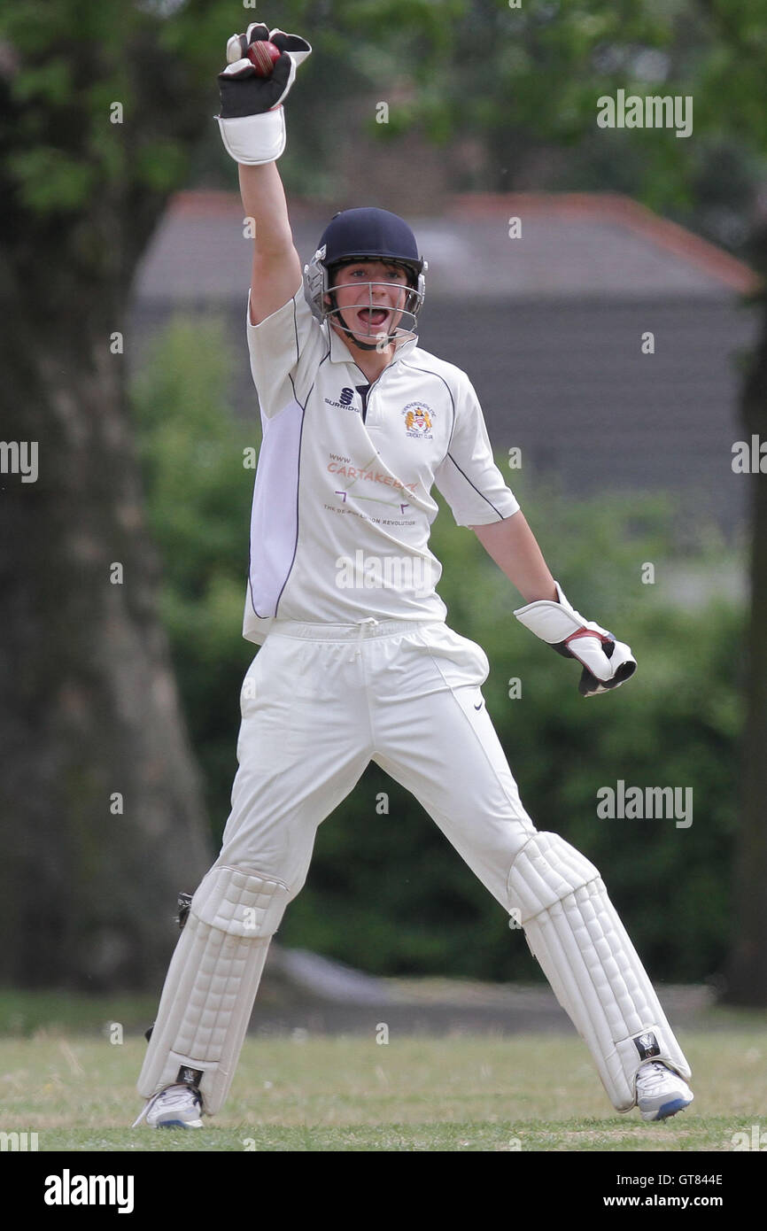 An appeal for the wicket of M Embery - Goodmayes & Blythswood CC ...