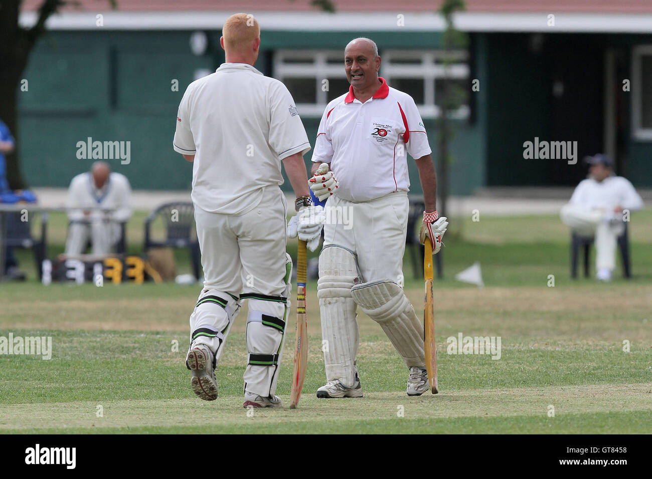 V Patel (R) and M Embery of Goodmayes - Goodmayes & Blythswood CC ...